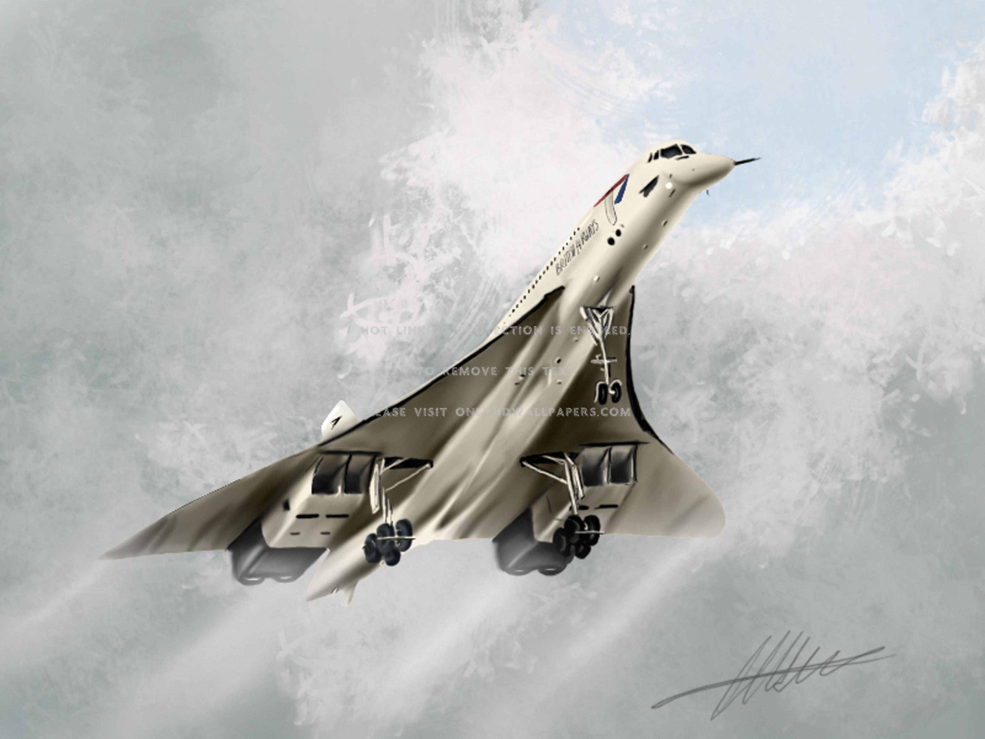 Concorde Airplane Wallpapers - Top Free Concorde Airplane Backgrounds - WallpaperAccess