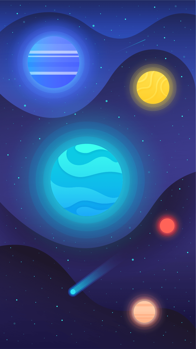 2D Space Wallpapers - Top Free 2D Space Backgrounds - WallpaperAccess