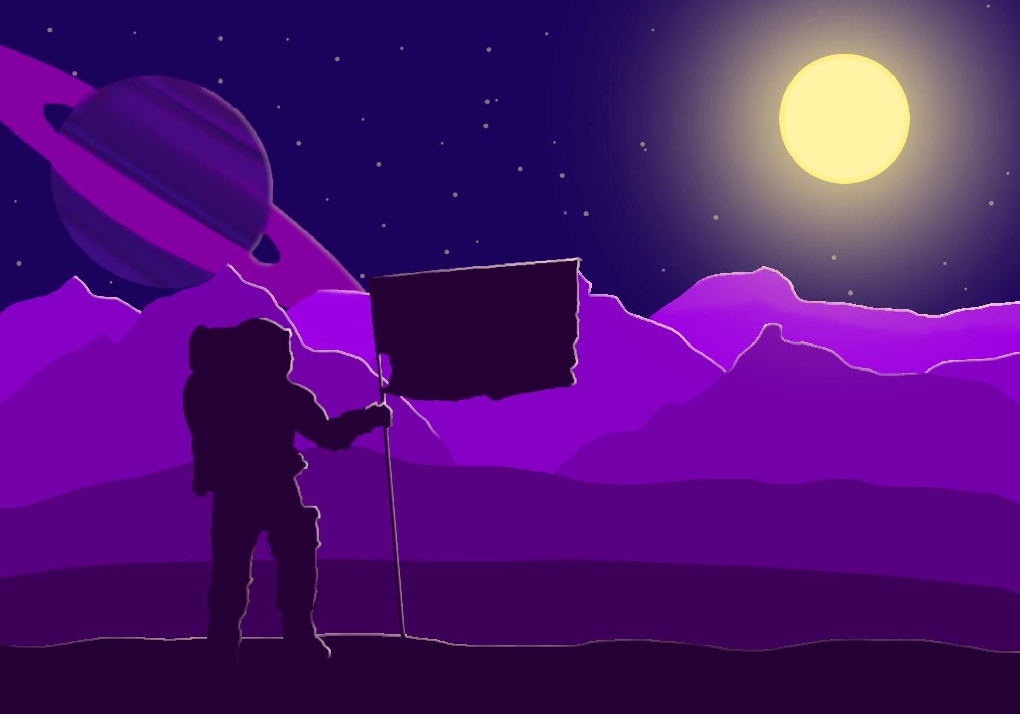 2D Space Wallpapers - Top Free 2D Space Backgrounds - WallpaperAccess