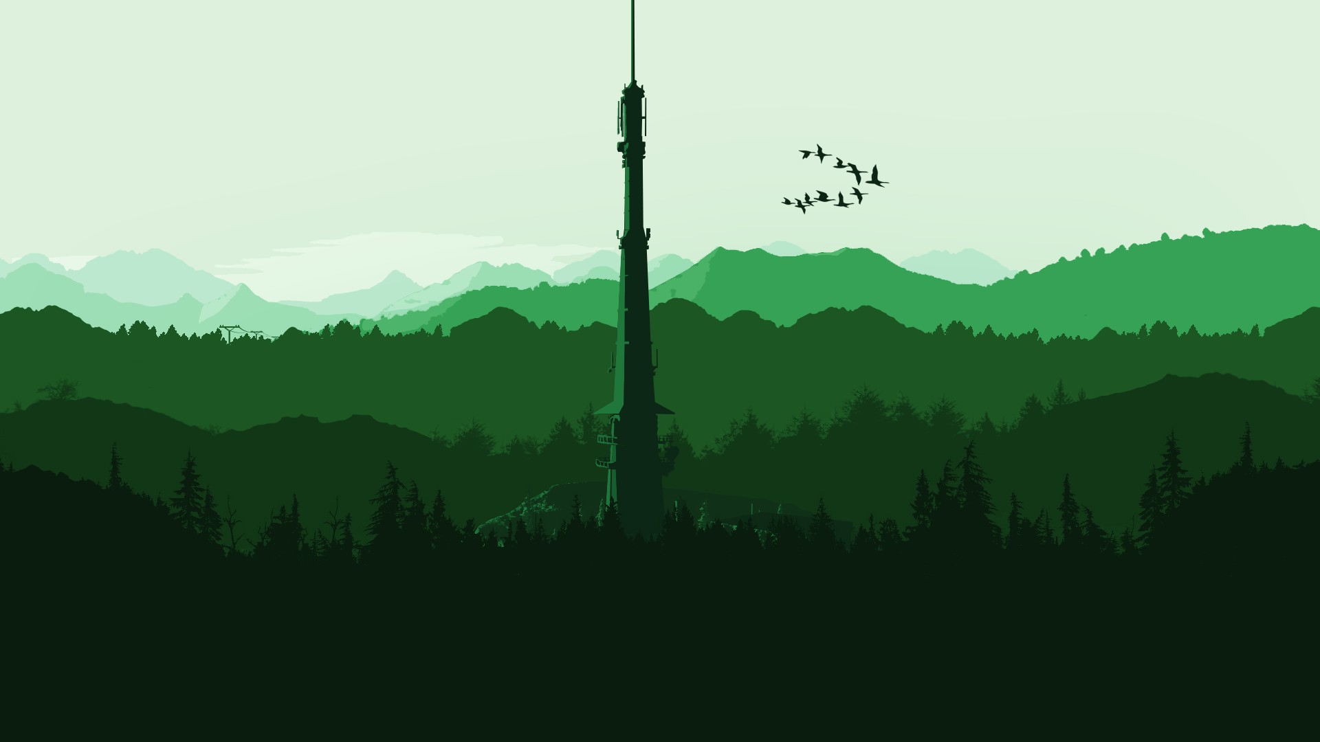 Firewatch Green Wallpapers - Top Free Firewatch Green Backgrounds ...