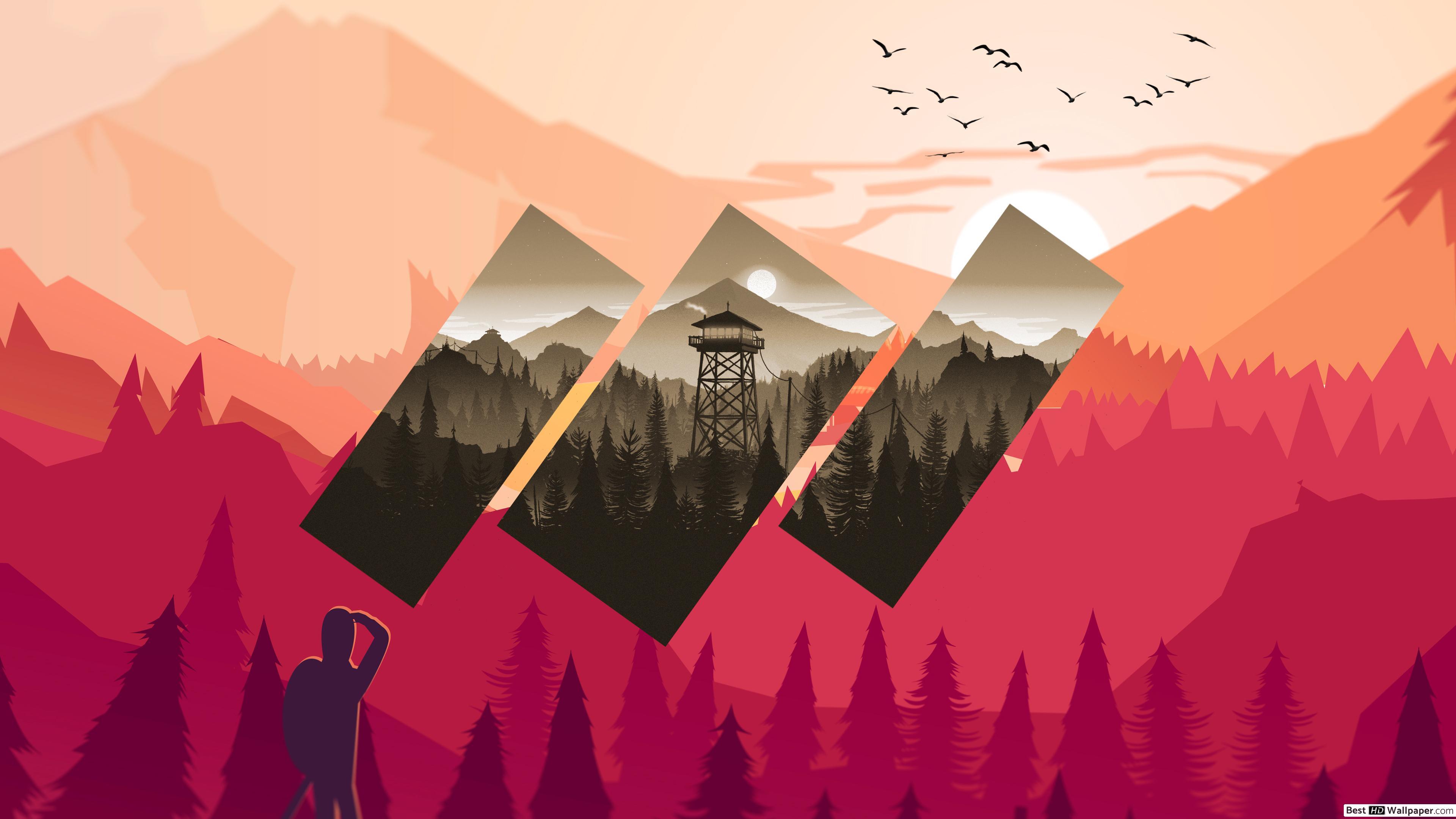 Firewatch Green Wallpapers - Top Free Firewatch Green Backgrounds ...