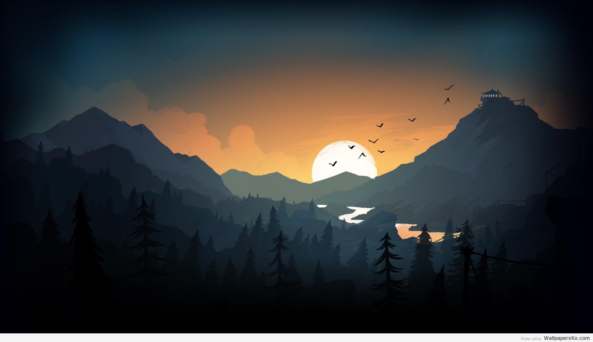 Firewatch Green Wallpapers - Top Free Firewatch Green Backgrounds ...