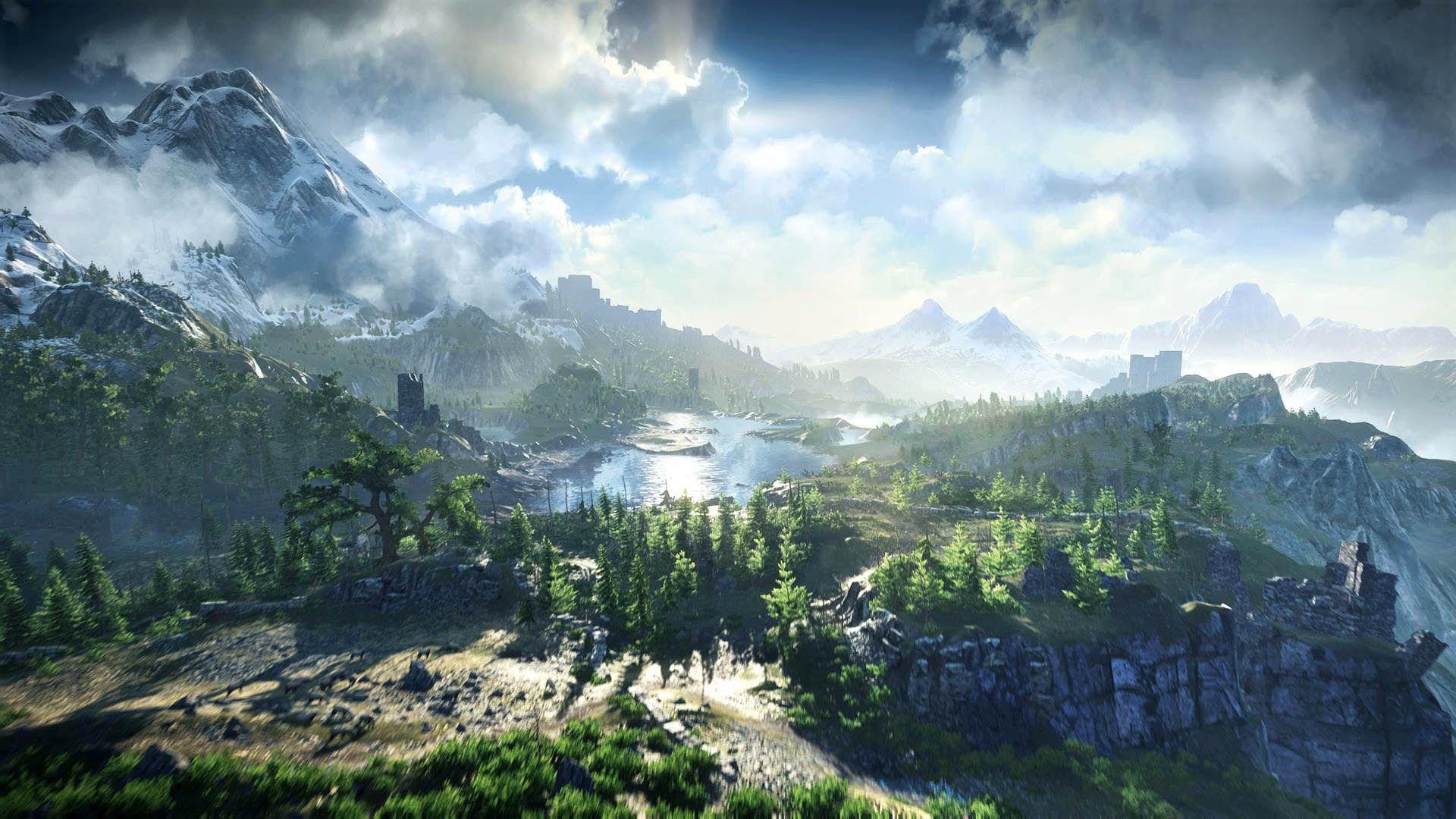 The Witcher Landscape Wallpapers - Top Free The Witcher Landscape ...