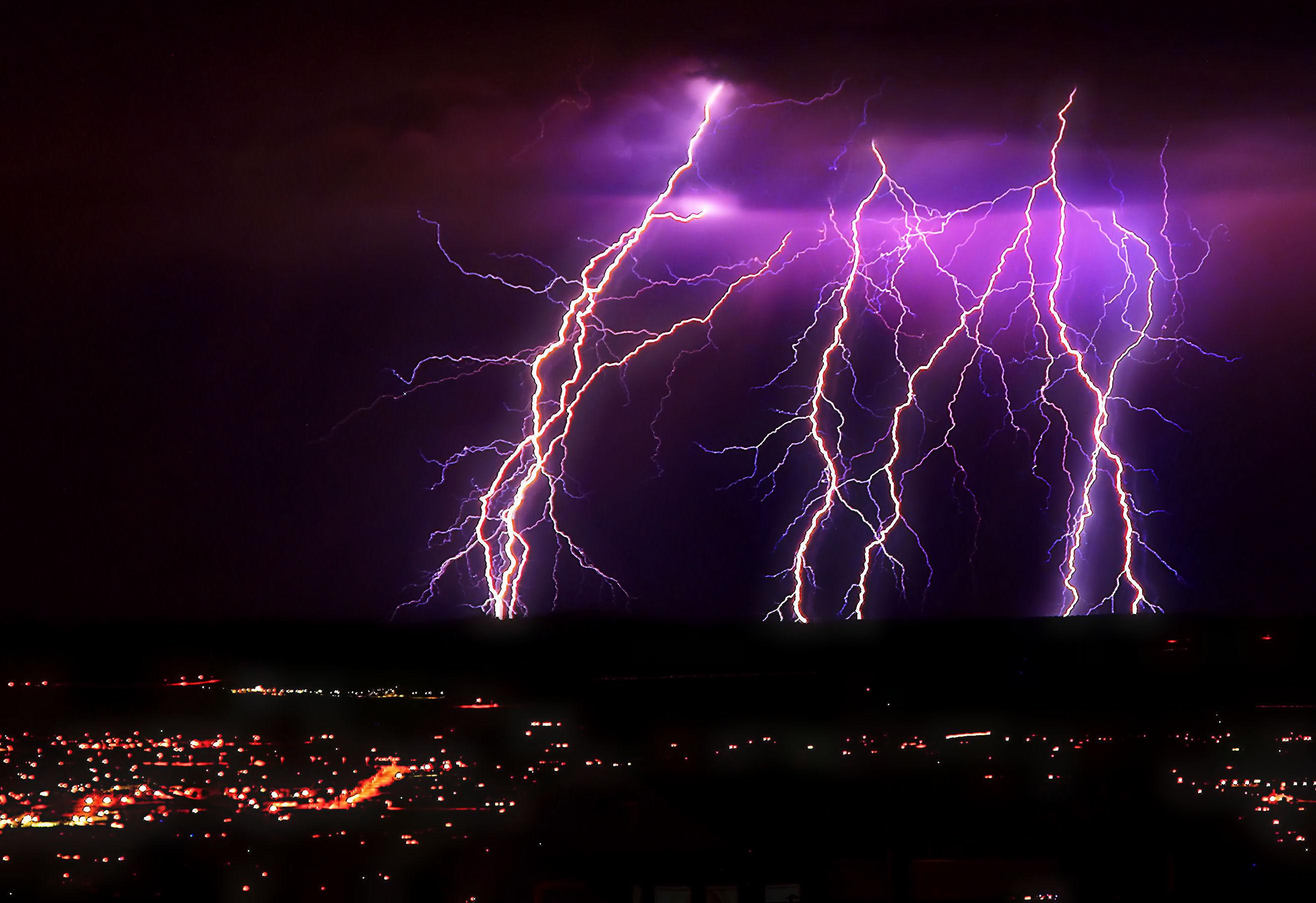 Purple Lightning Storm Wallpapers - Top Free Purple Lightning Storm ...