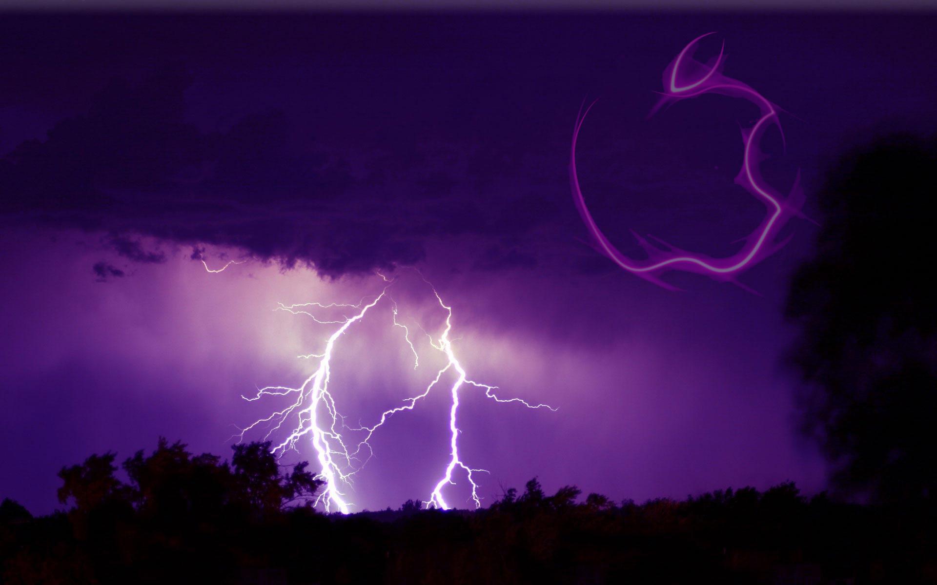 Purple Lightning Storm Wallpapers - Top Free Purple Lightning Storm ...