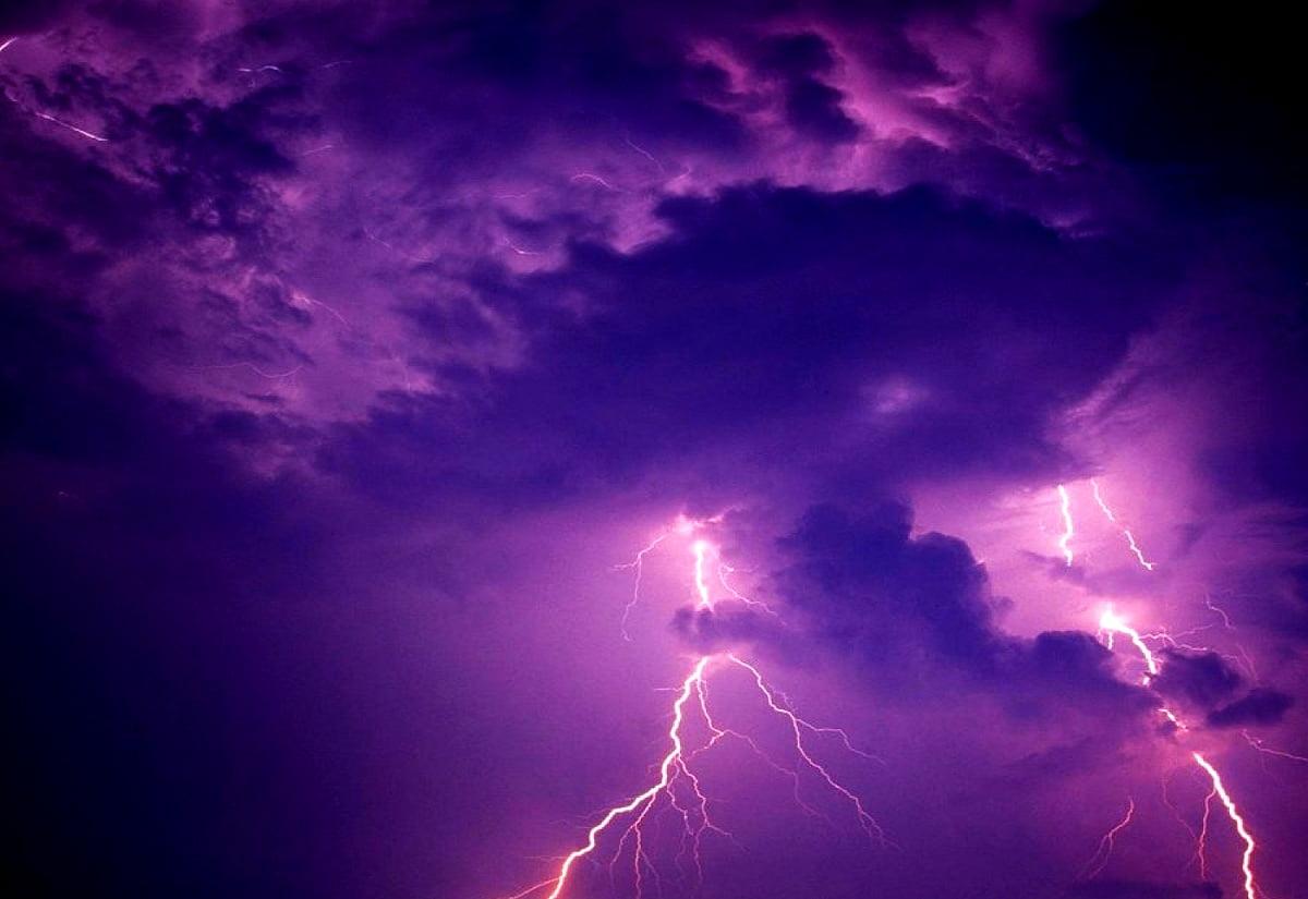 Purple Lightning Storm Wallpapers - Top Free Purple Lightning Storm ...
