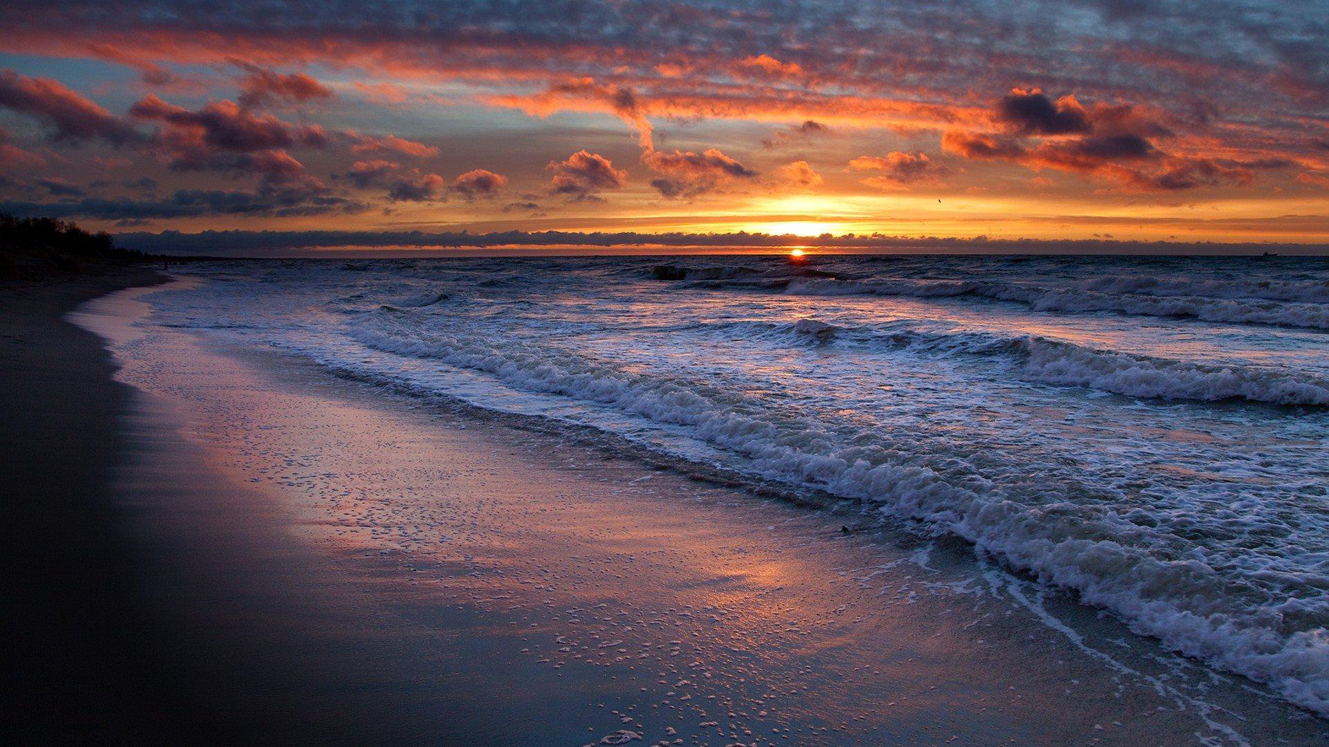 Evening Beach Wallpapers - Top Free Evening Beach Backgrounds ...