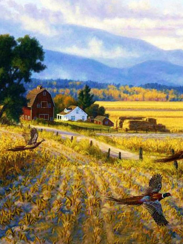Farm Painting Wallpapers - Top Free Farm Painting Backgrounds ...