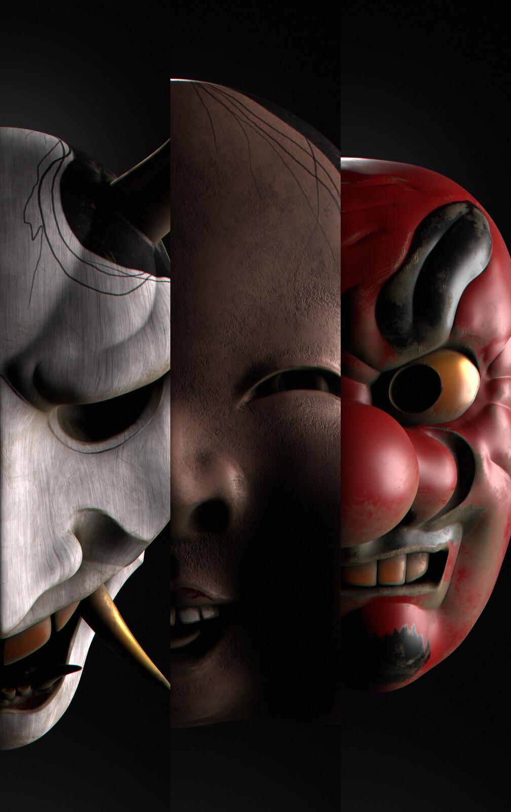 Yokai Mask Wallpapers - Top Free Yokai Mask Backgrounds - WallpaperAccess