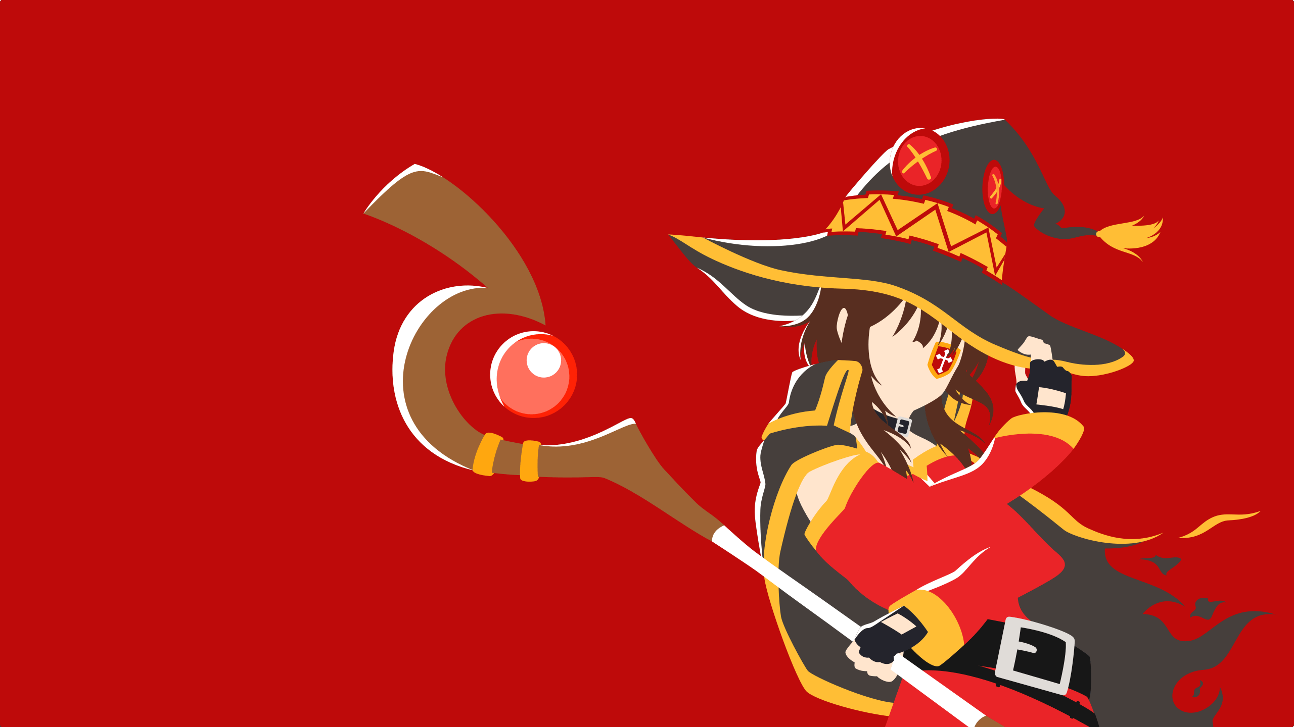 Megumin Minimalist Wallpapers - Top Free Megumin Minimalist Backgrounds ...