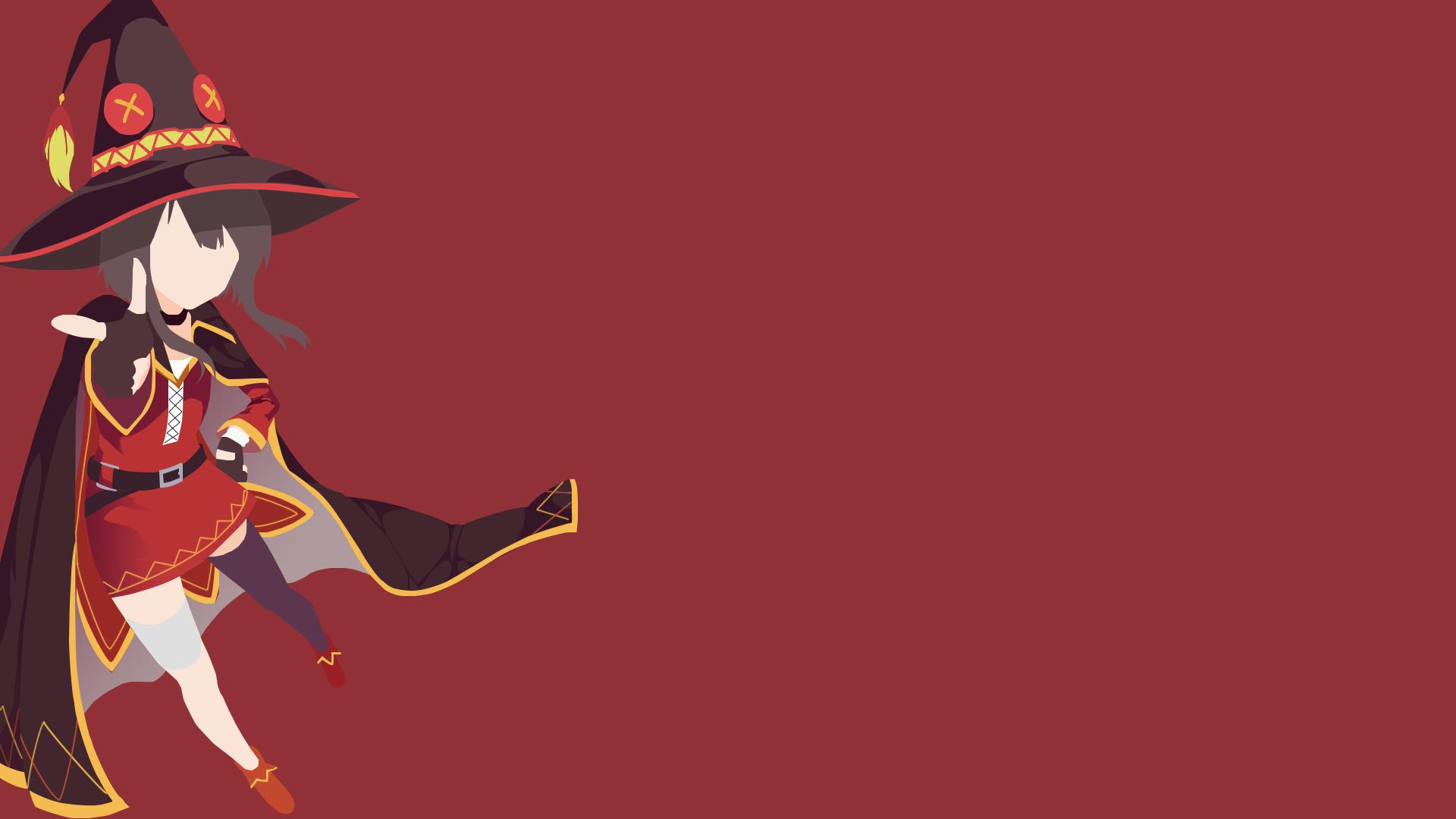 Megumin Minimalist Wallpapers - Top Free Megumin Minimalist Backgrounds ...