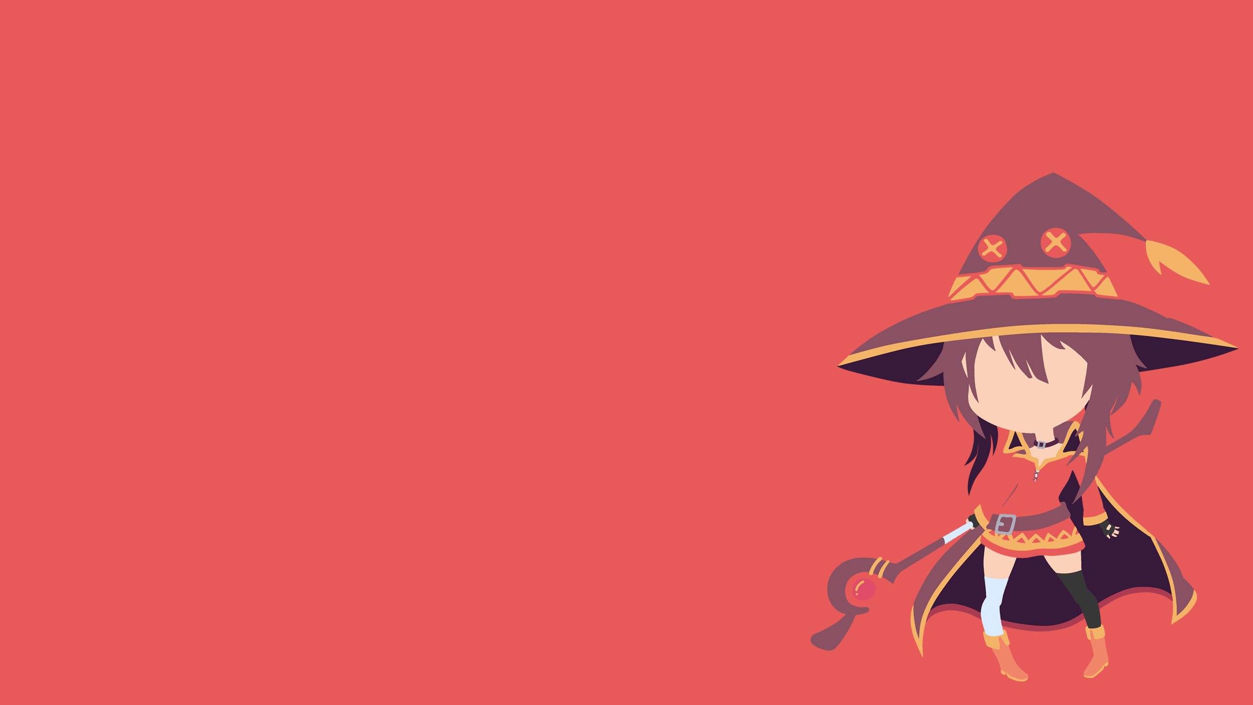 Megumin Minimalist Wallpapers - Top Free Megumin Minimalist Backgrounds ...