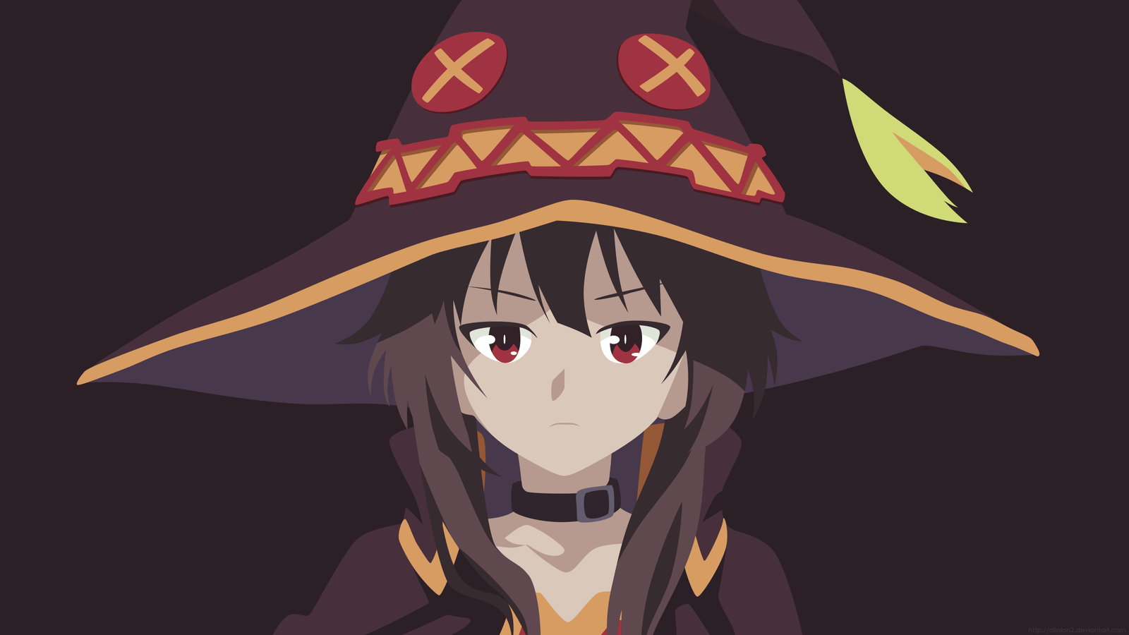 Megumin Minimalist Wallpapers - Top Free Megumin Minimalist Backgrounds ...