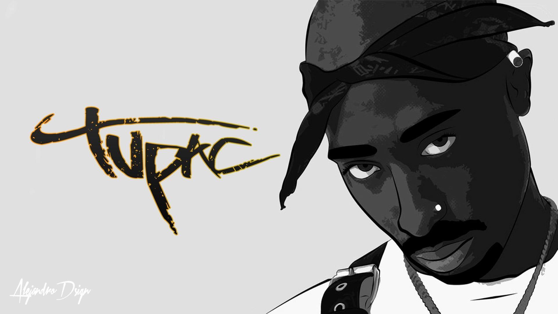 Tupac Cartoon Wallpapers - Top Free Tupac Cartoon Backgrounds ...