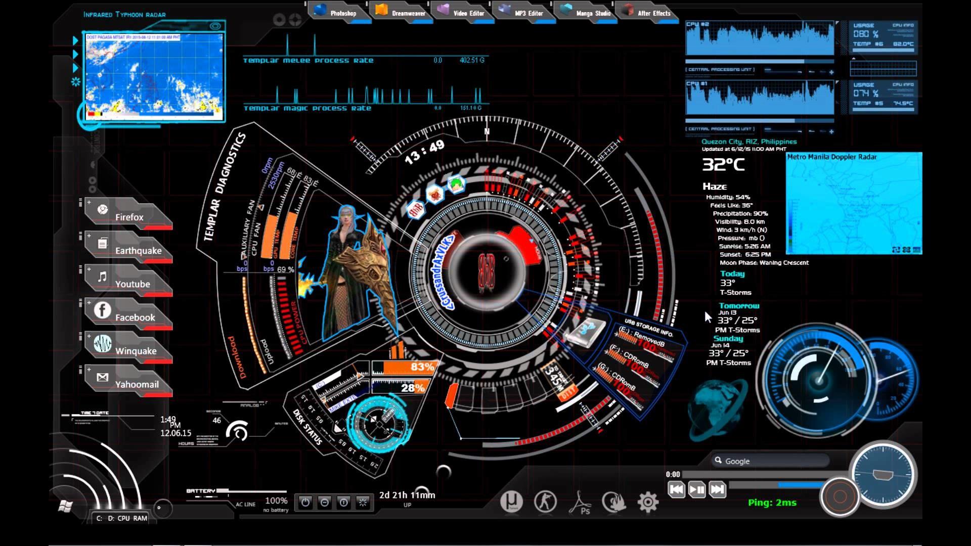 Jarvis Computer Wallpapers - Top Free Jarvis Computer Backgrounds ...