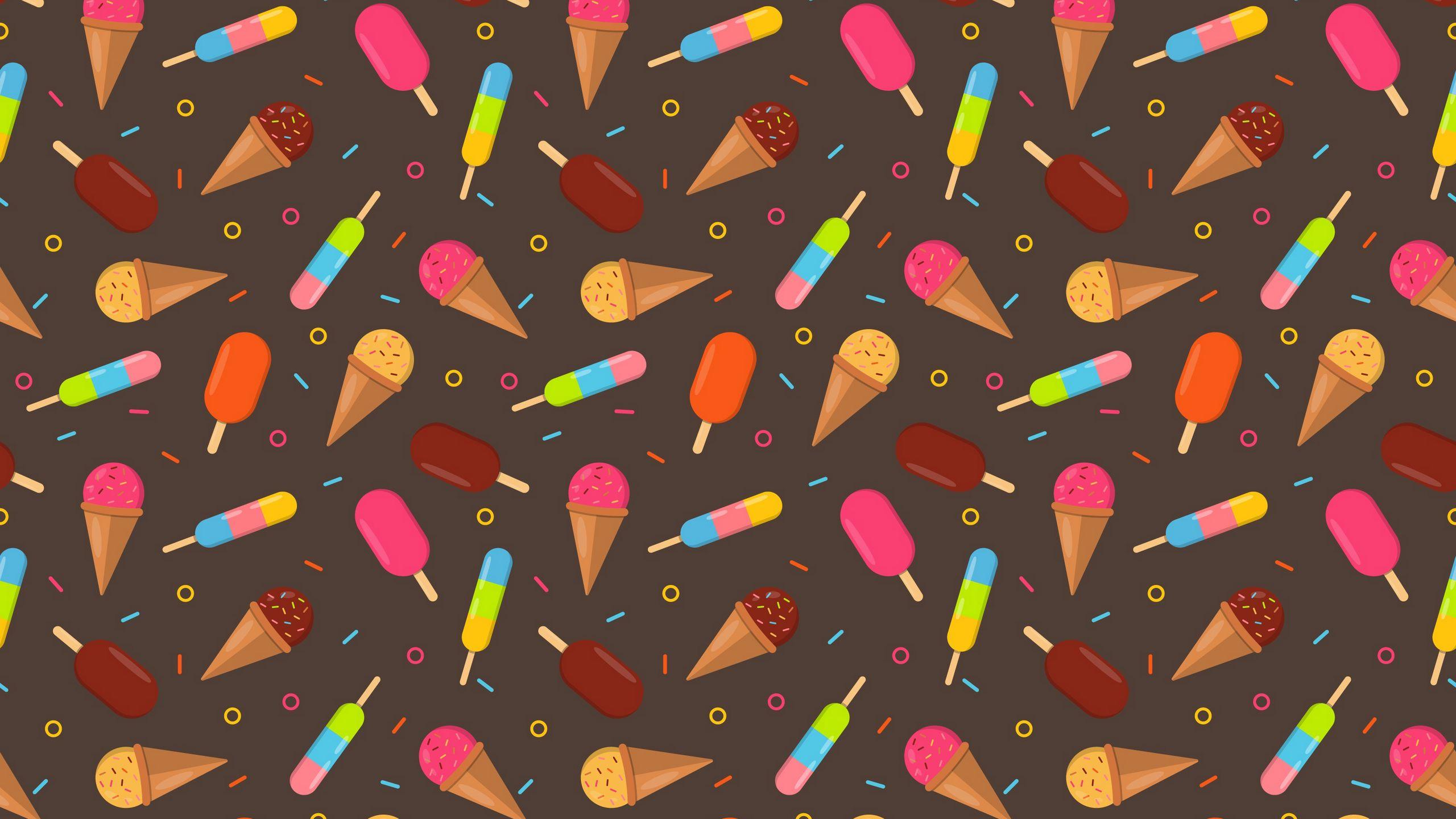 Ice Cream Pattern Wallpapers - Top Free Ice Cream Pattern Backgrounds ...