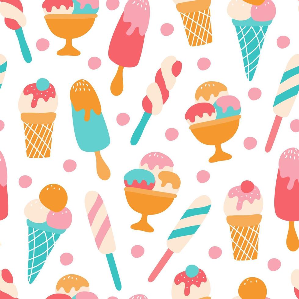 Ice Cream Pattern Wallpapers - Top Free Ice Cream Pattern Backgrounds ...