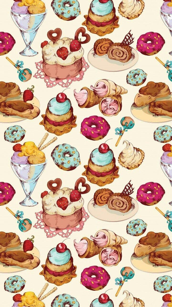 Dessert Drawing Wallpapers - Top Free Dessert Drawing Backgrounds ...