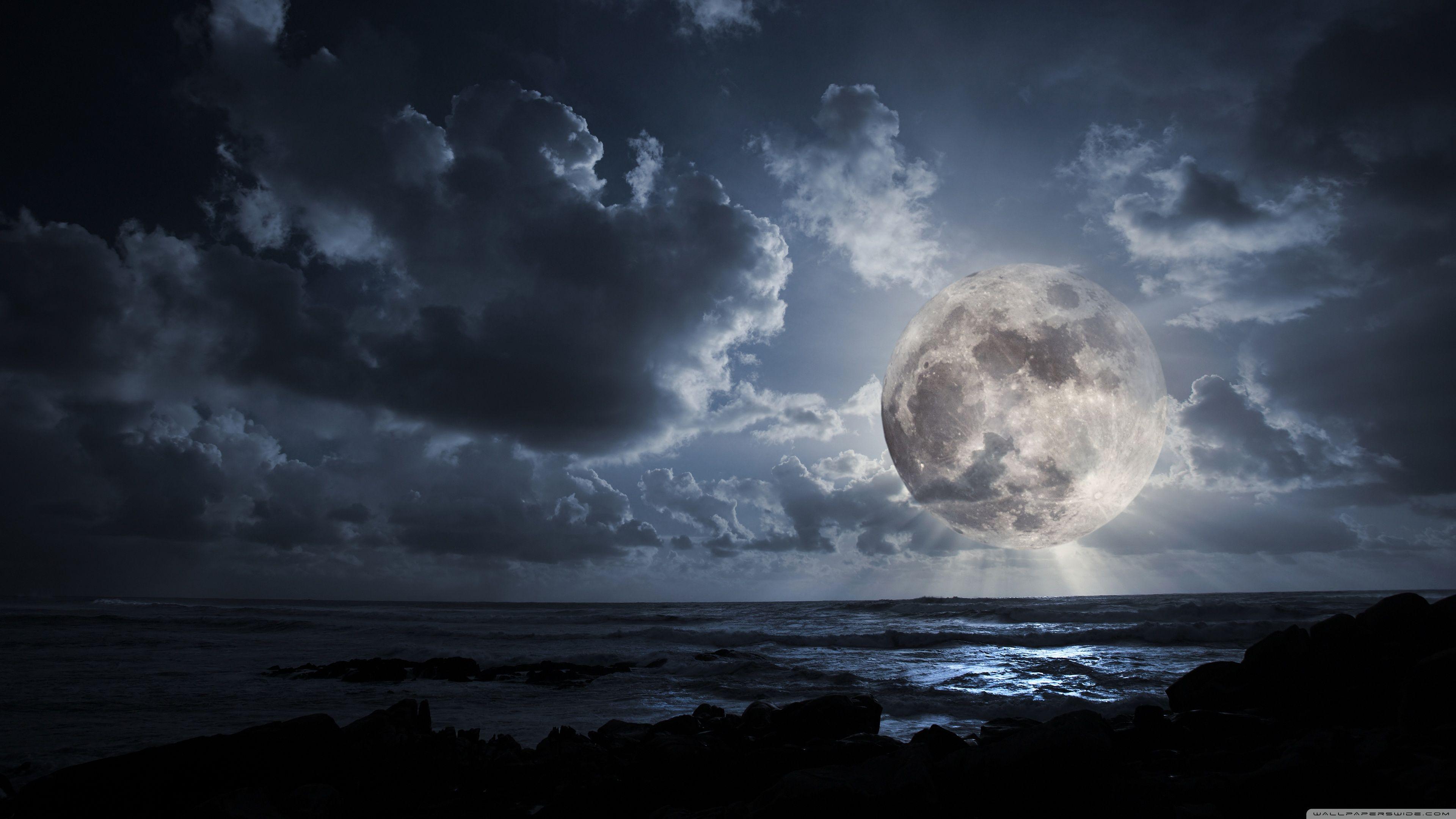 4K Moon Wallpapers - Top Free 4K Moon Backgrounds - WallpaperAccess