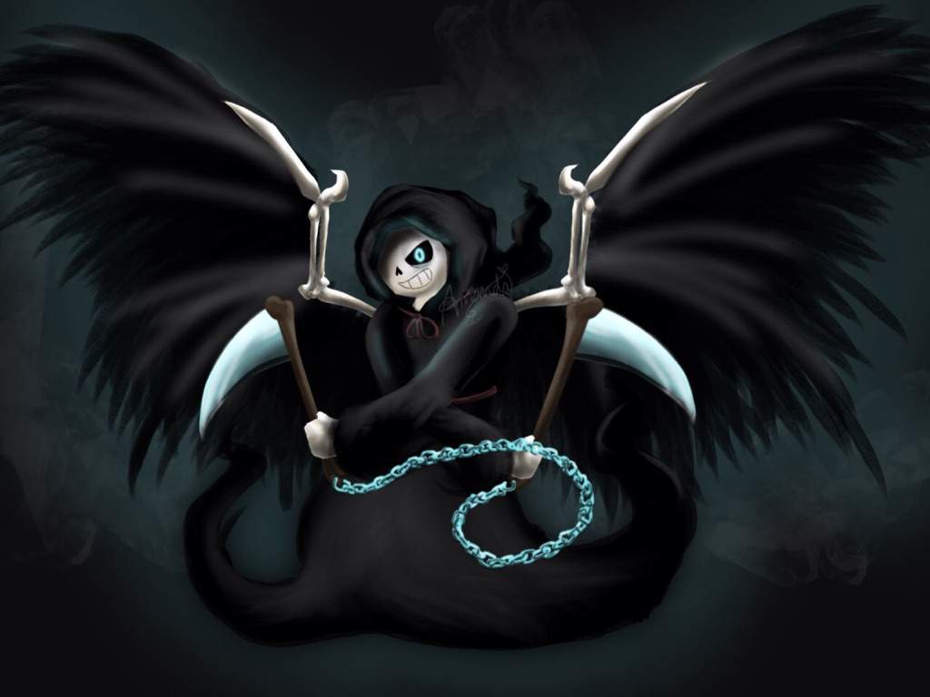 Reaper Sans Wallpapers - Top Free Reaper Sans Backgrounds - WallpaperAccess