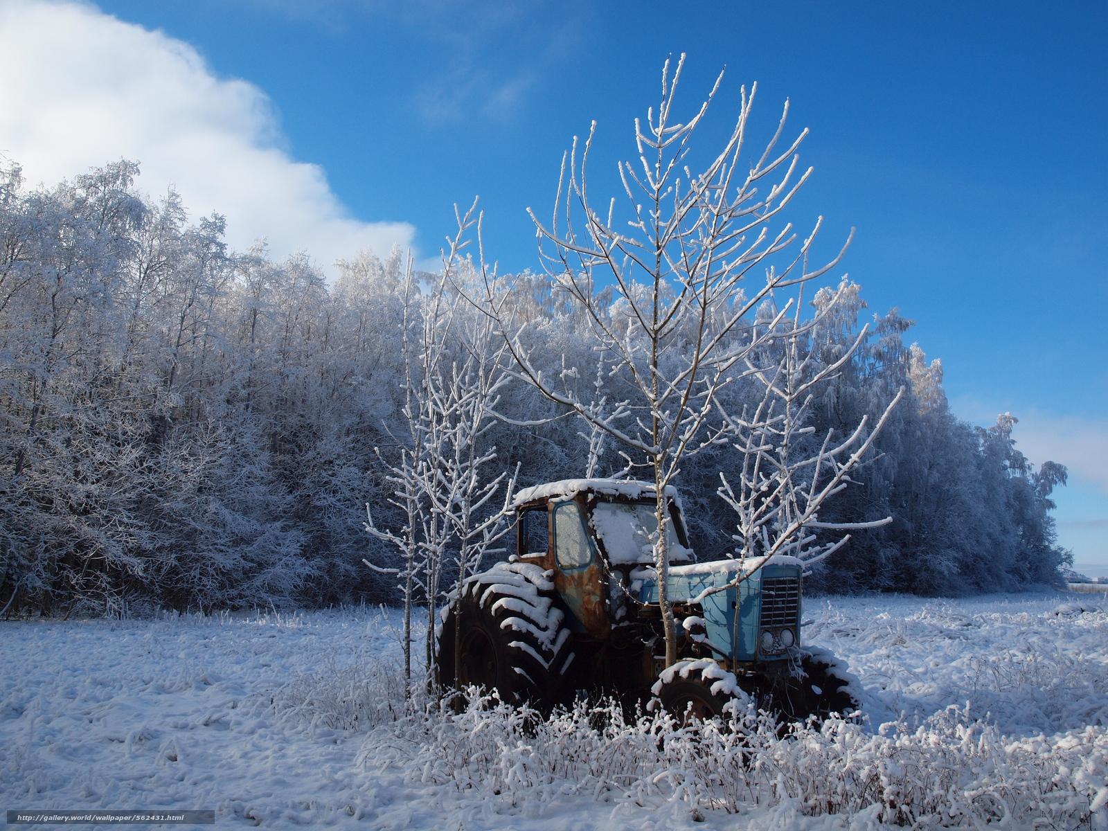 Winter Tractor Wallpapers - Top Free Winter Tractor Backgrounds ...
