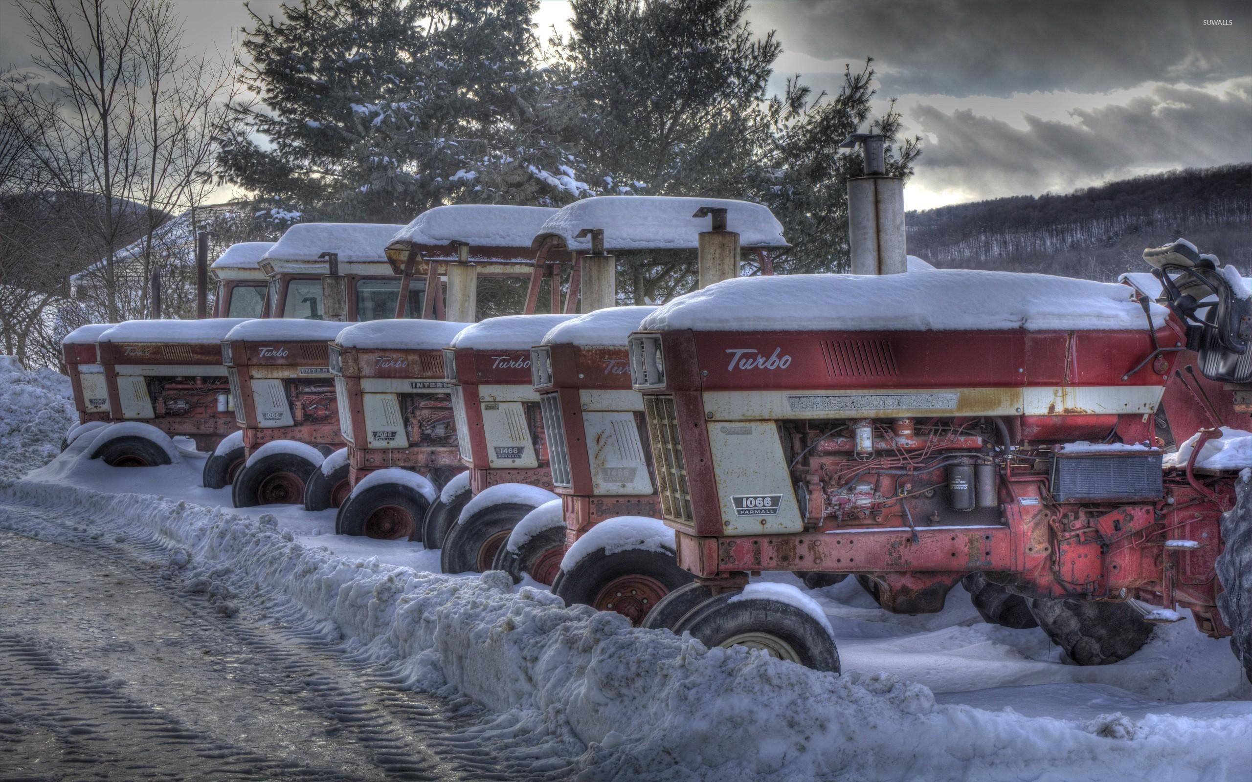 Winter Tractor Wallpapers - Top Free Winter Tractor Backgrounds ...