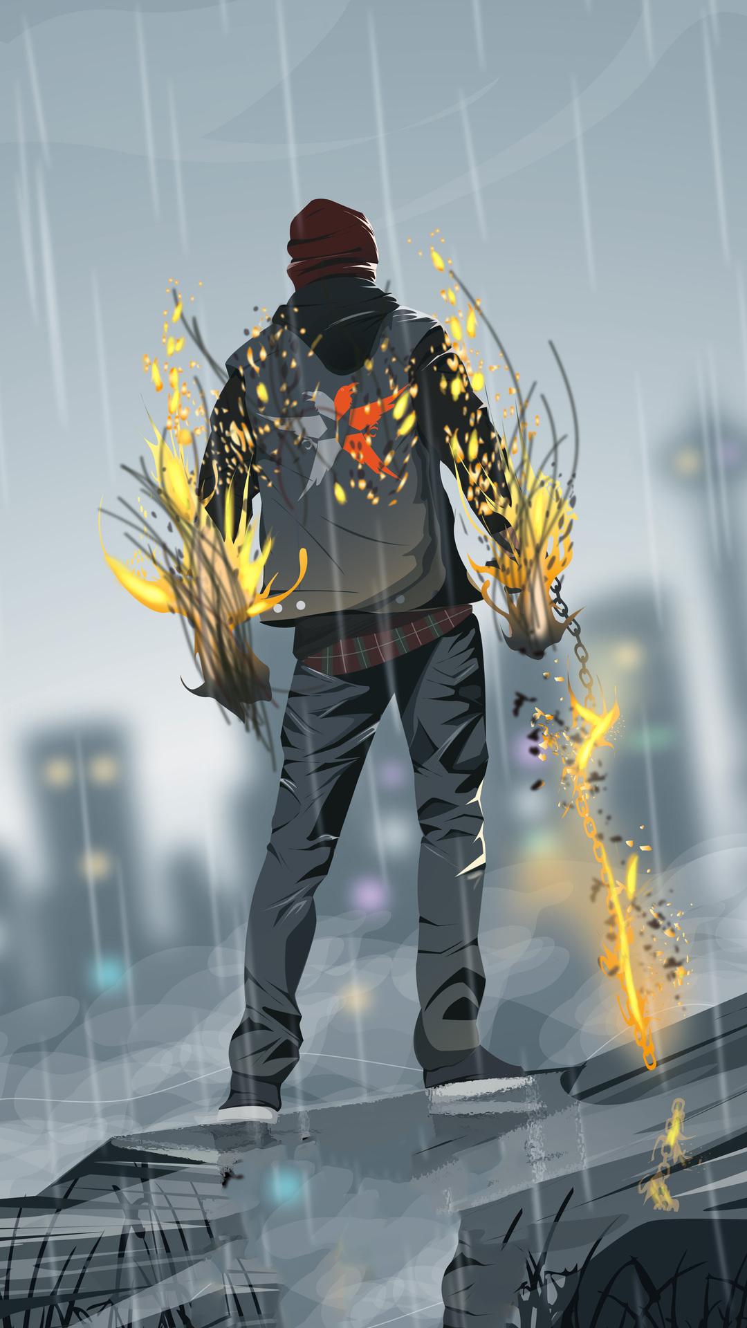 Infamous Second Son Symbol Iphone Wallpaper