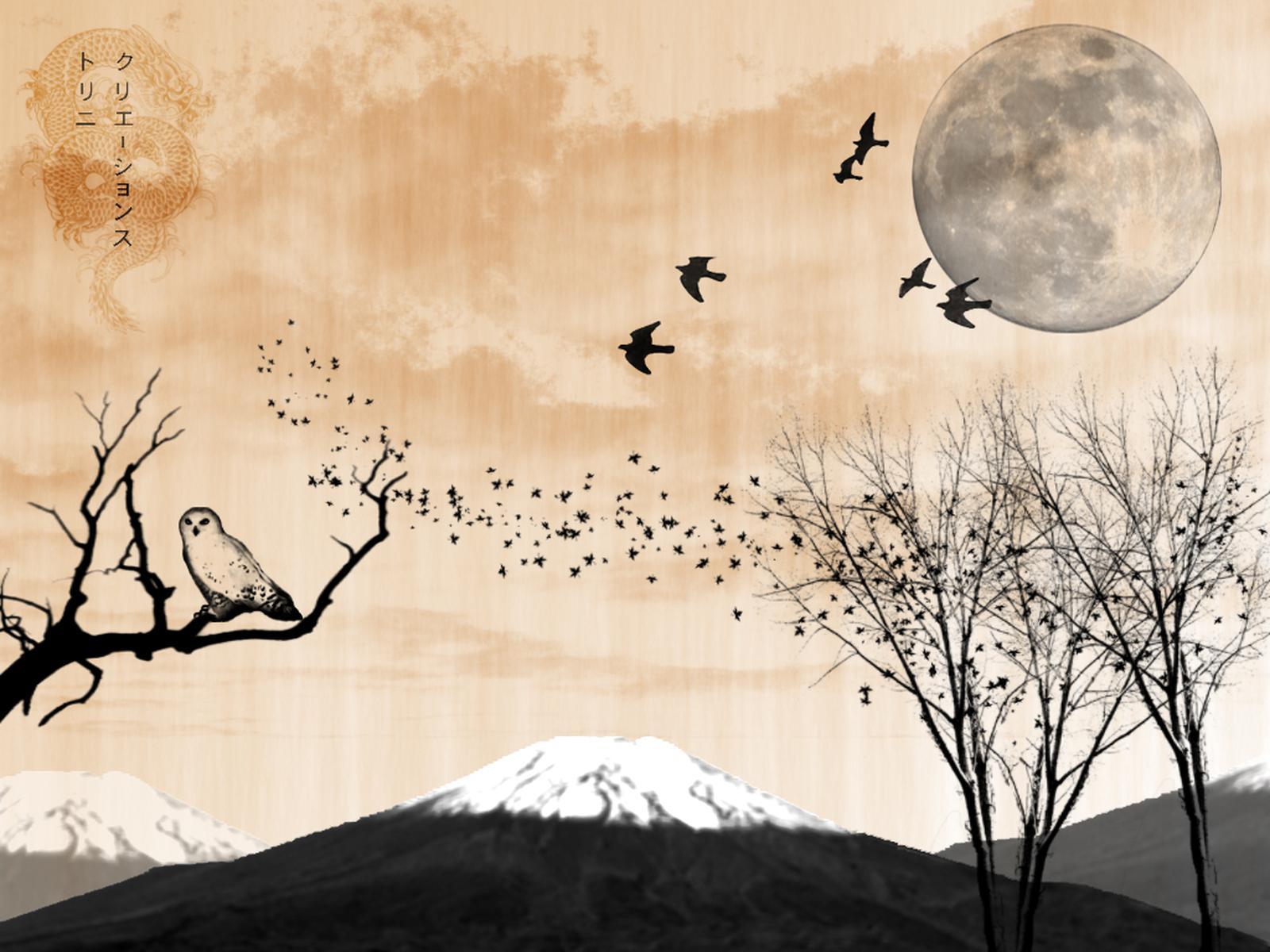 Japanese Landscape Drawing Wallpapers - Top Free Japanese Landscape ...