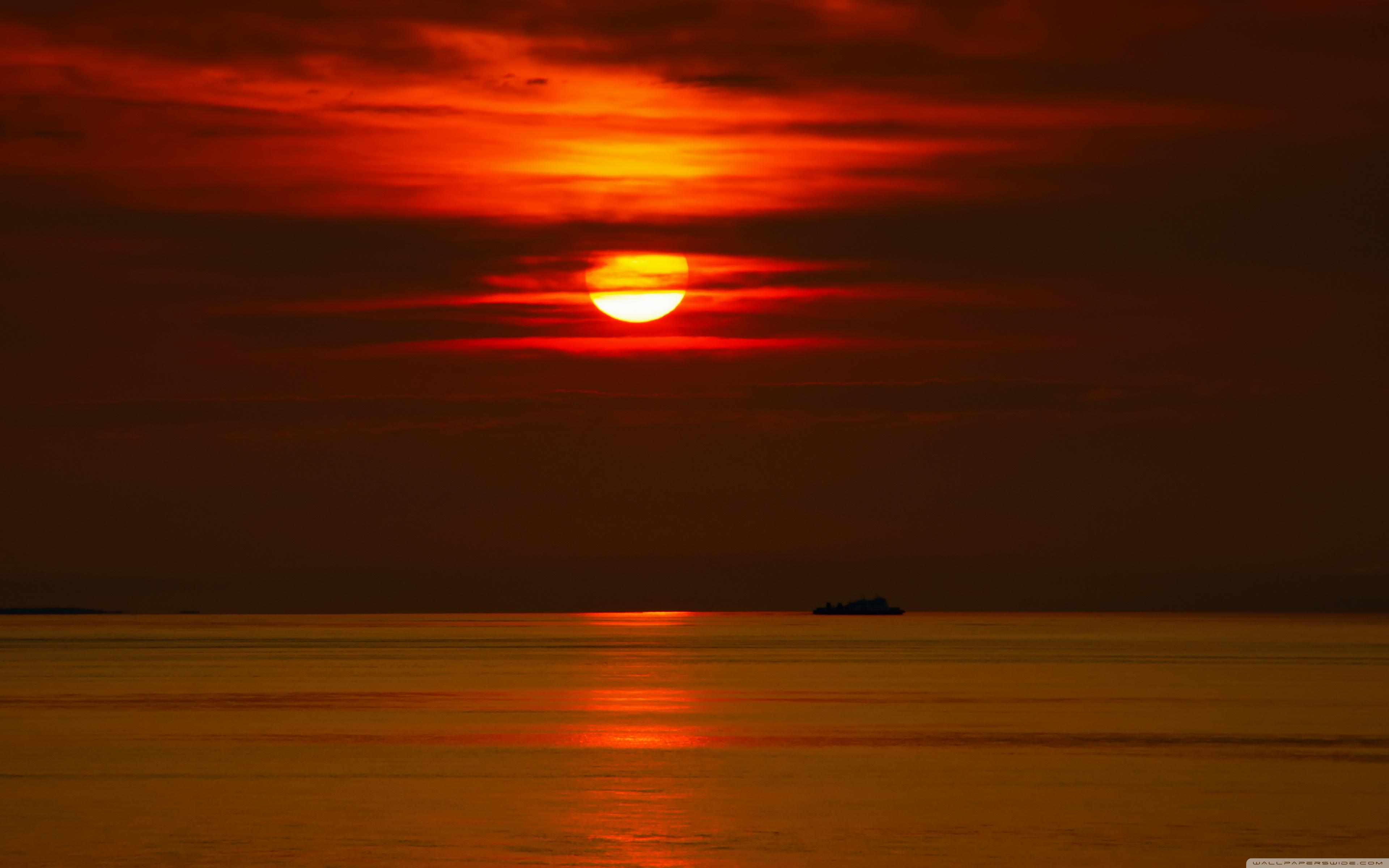 Beautiful Red Sunset Wallpapers - Top Free Beautiful Red Sunset ...