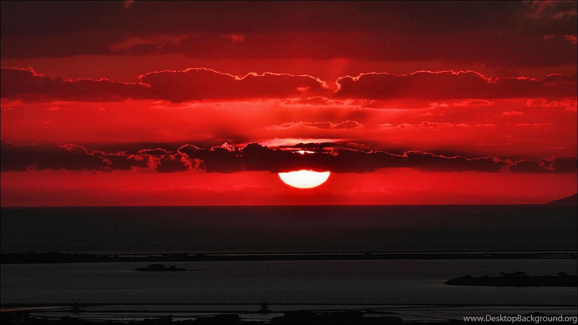 Red Sunset HD Wallpapers - Top Free Red Sunset HD Backgrounds ...