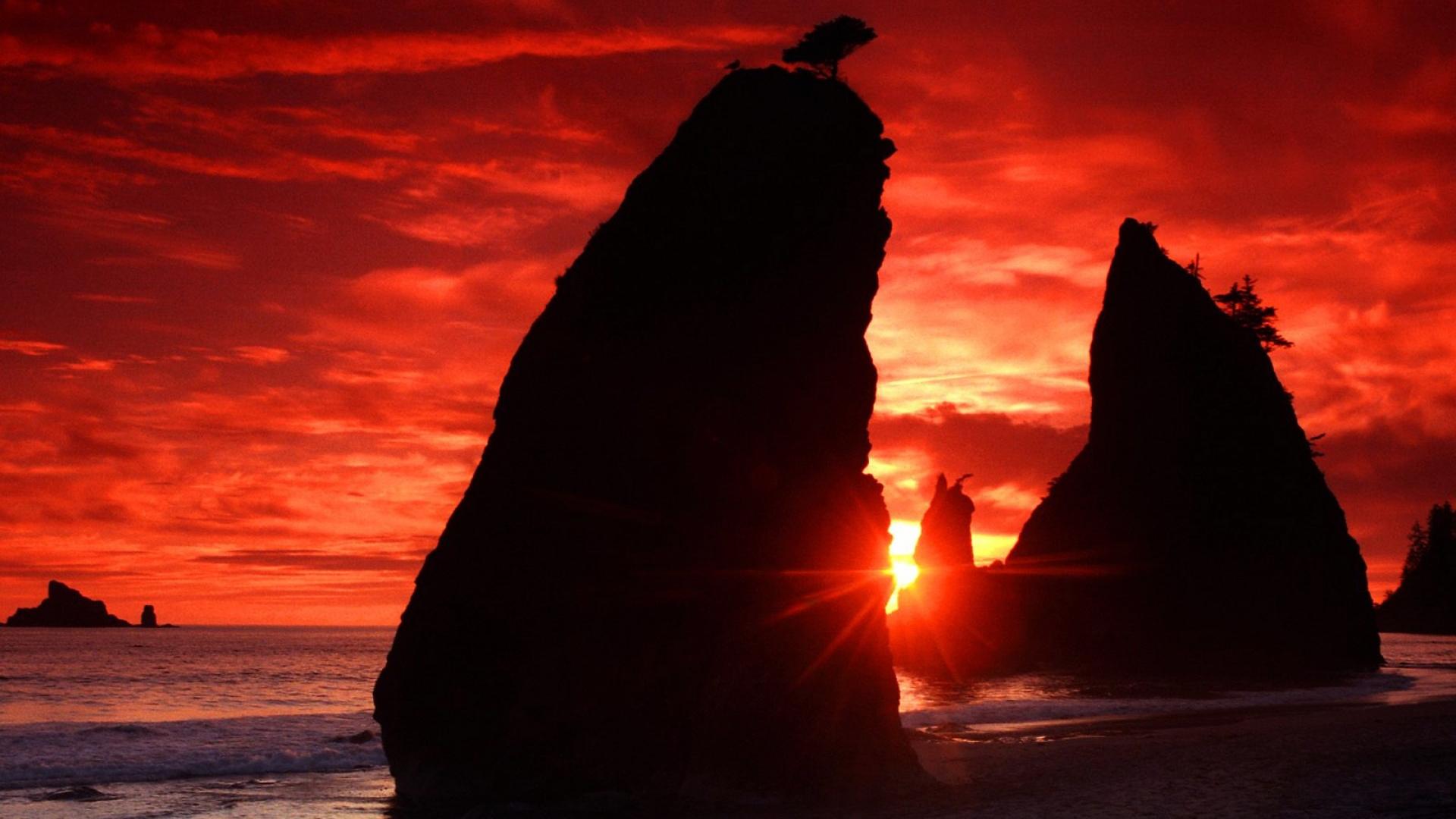 Red Sunset HD Wallpapers - Top Free Red Sunset HD Backgrounds ...