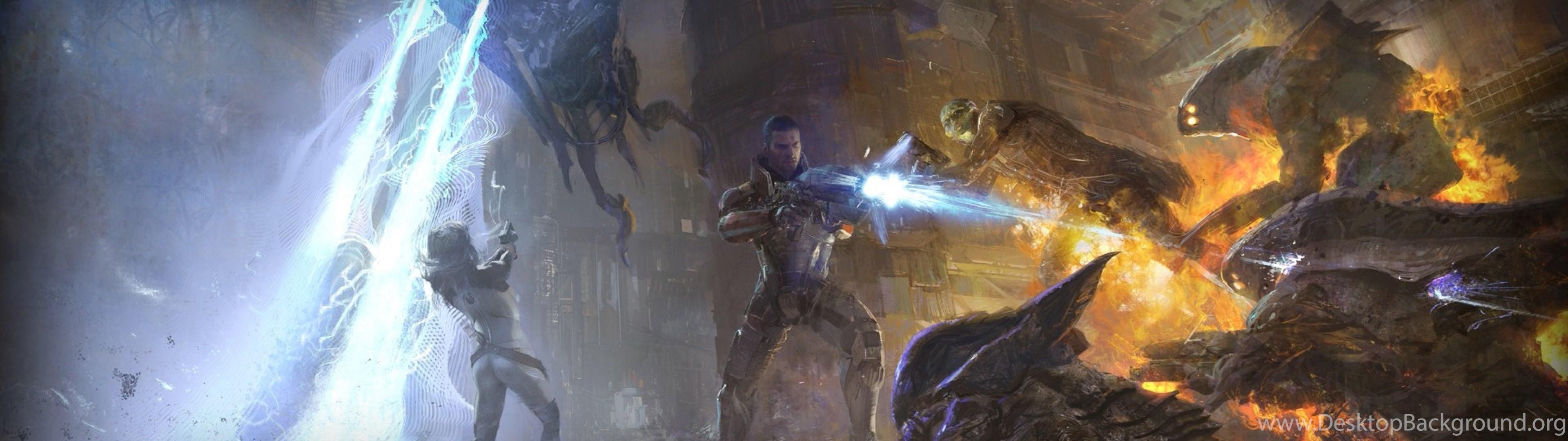 Mass Effect Dual Monitor Wallpapers - Top Free Mass Effect Dual Monitor ...