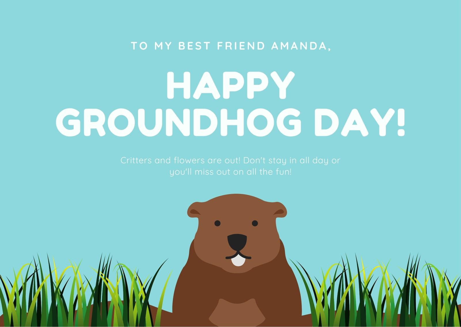 Happy Groundhog Day Wallpapers - Top Free Happy Groundhog Day Backgrounds - WallpaperAccess