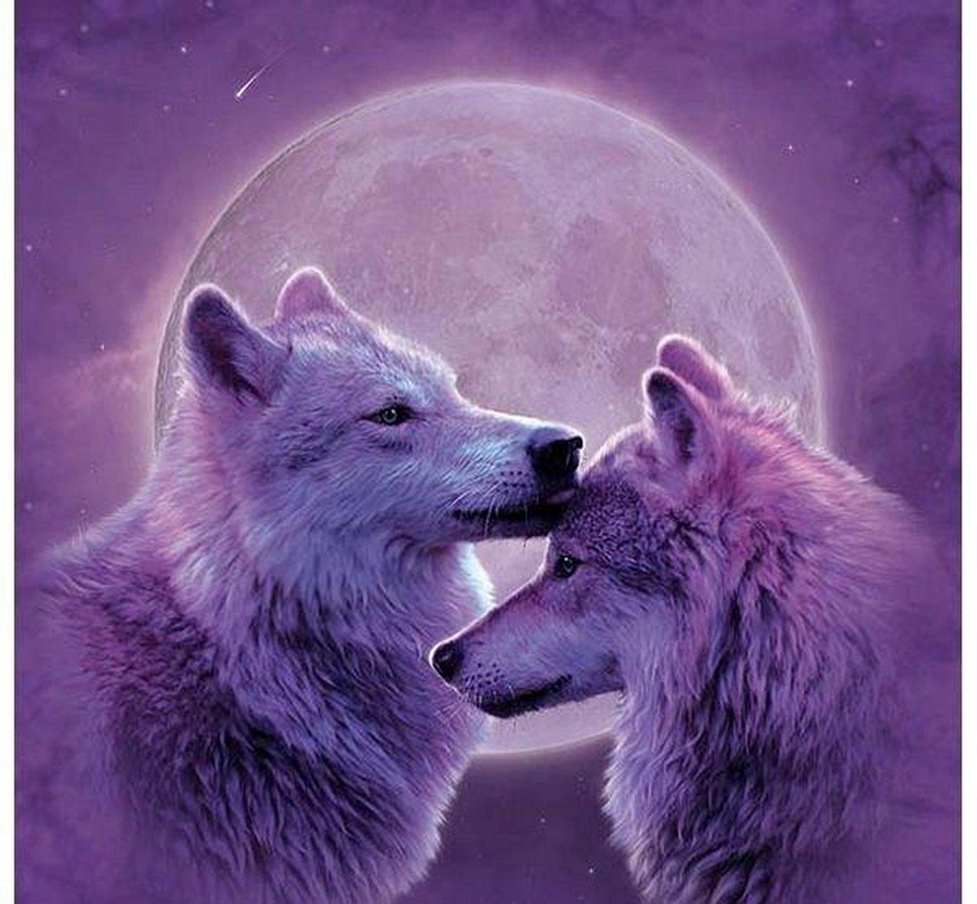 Purple Wolves Wallpapers - Top Free Purple Wolves Backgrounds ...