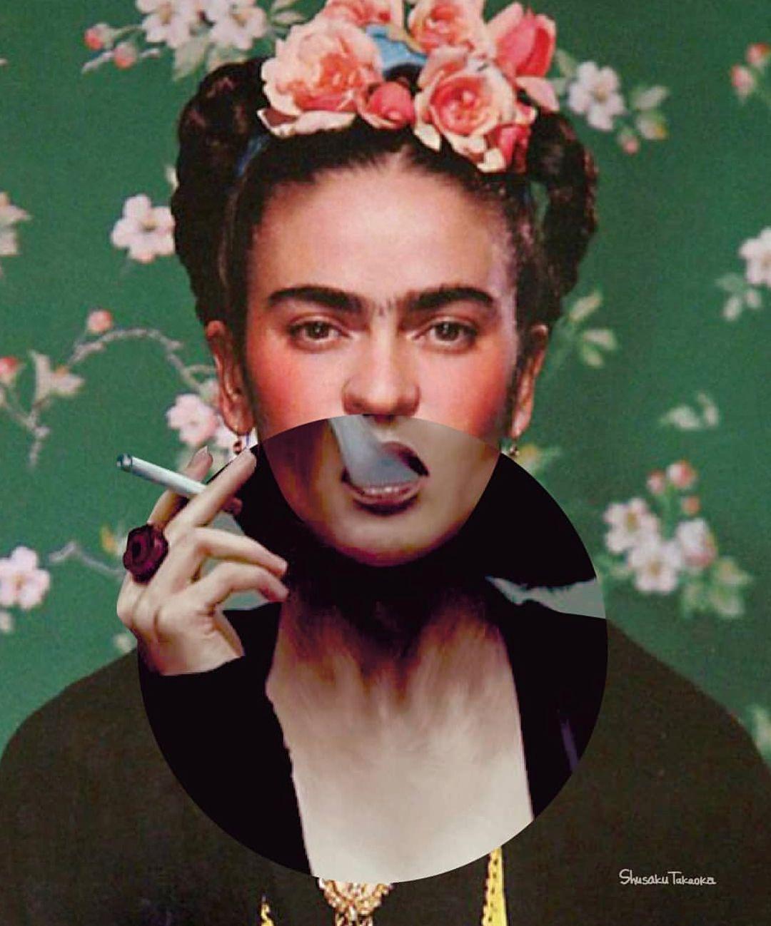 Frida Kahlo Smoking Wallpapers - Top Free Frida Kahlo Smoking ...