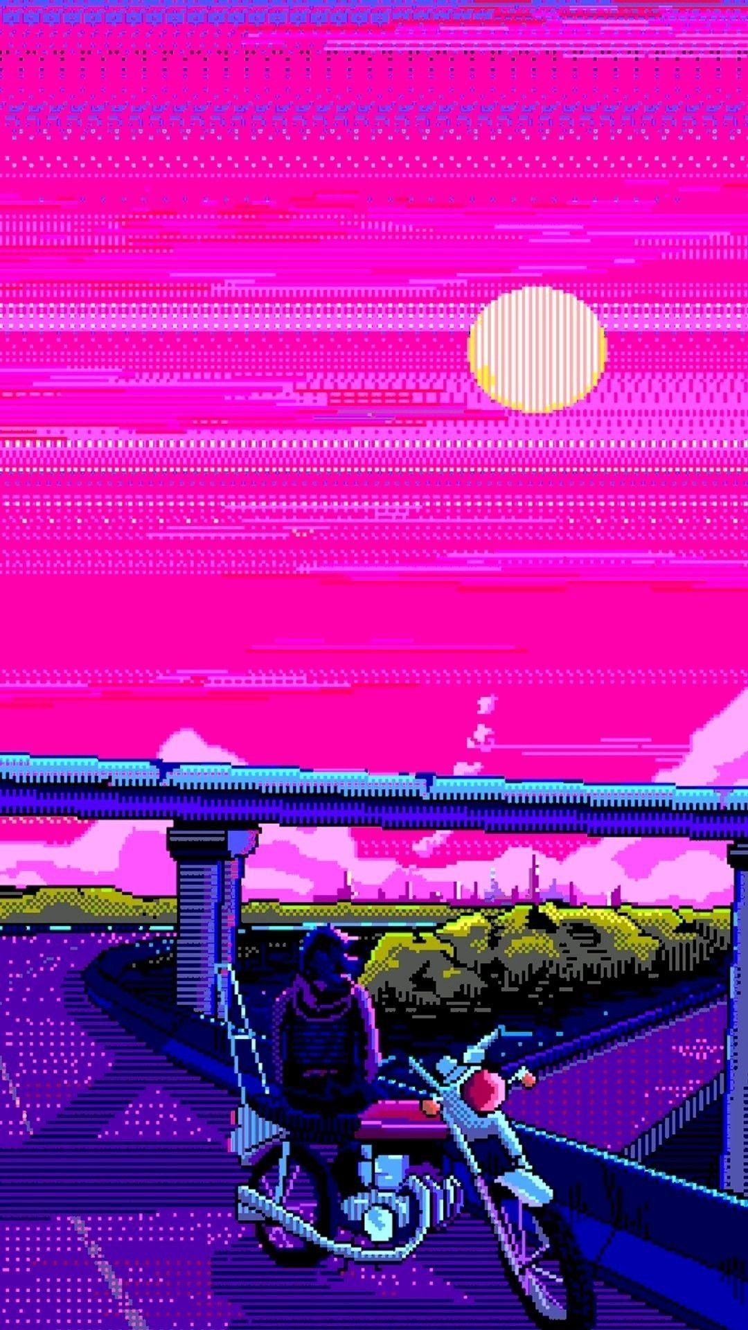 Pixel Vaporwave Aesthetic Wallpapers - Top Free Pixel Vaporwave ...