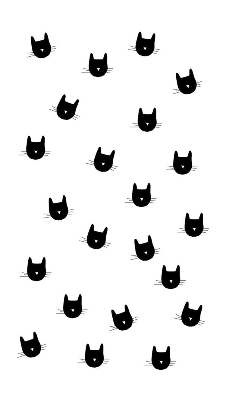 Cat Pattern iPhone Wallpapers - Top Free Cat Pattern iPhone Backgrounds ...