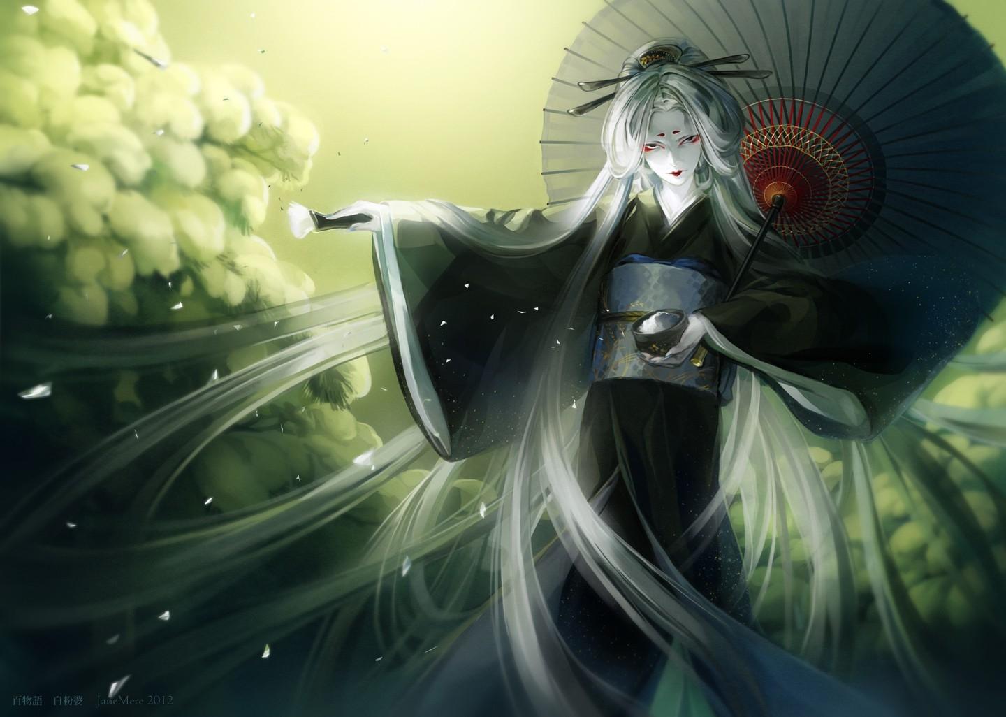 Geisha Anime Girl Wallpapers - Top Free Geisha Anime Girl Backgrounds ...
