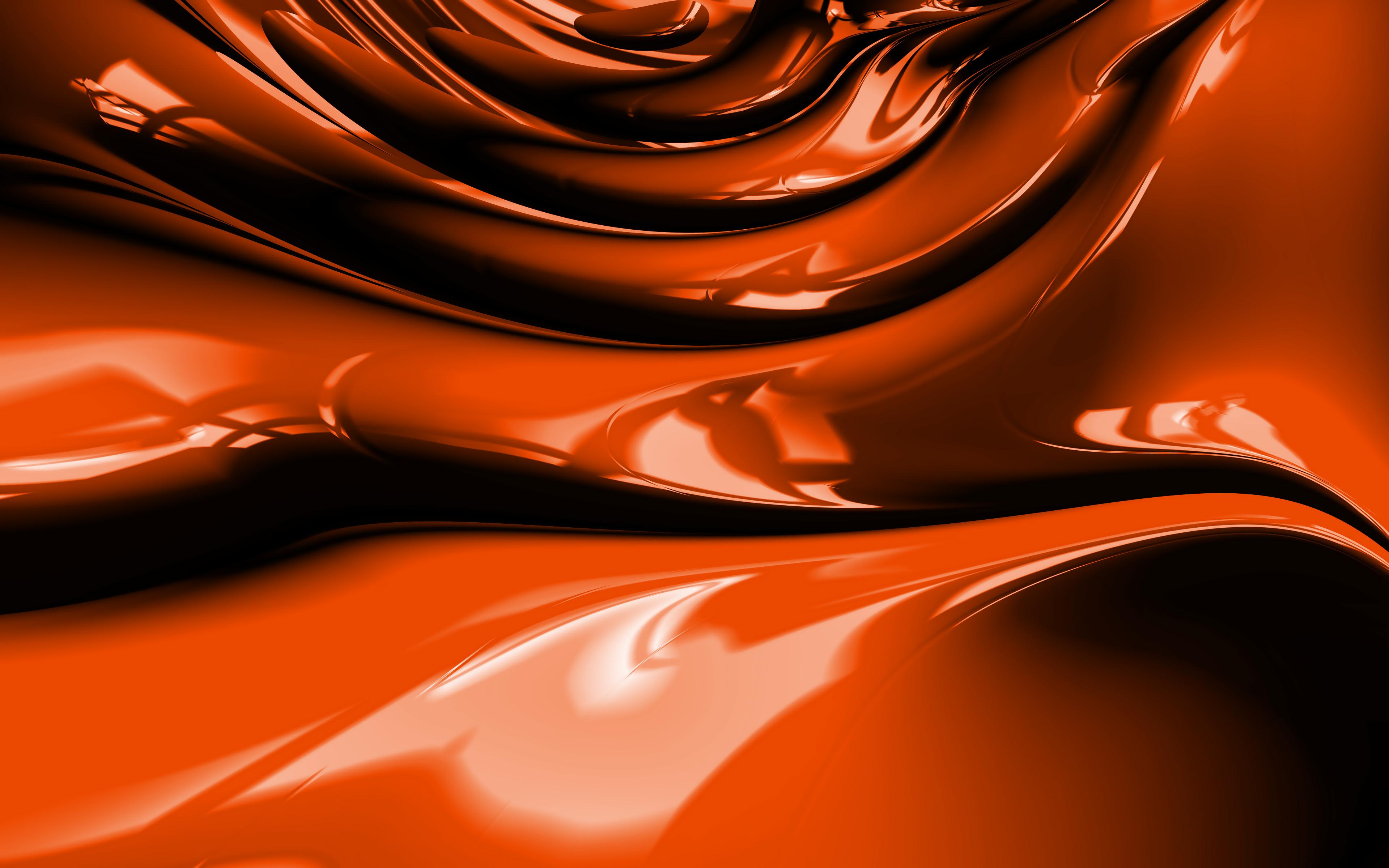3D Orange Abstract Wallpapers - Top Free 3D Orange Abstract Backgrounds ...