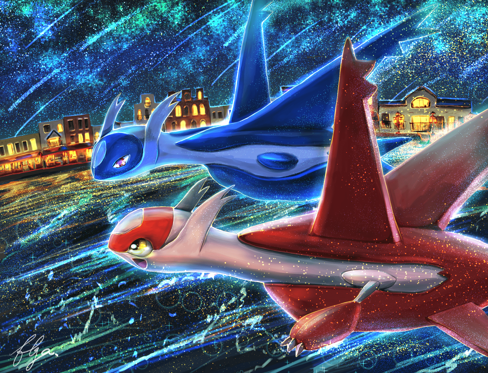 Mega Latios Wallpapers - Top Free Mega Latios Backgrounds - WallpaperAccess