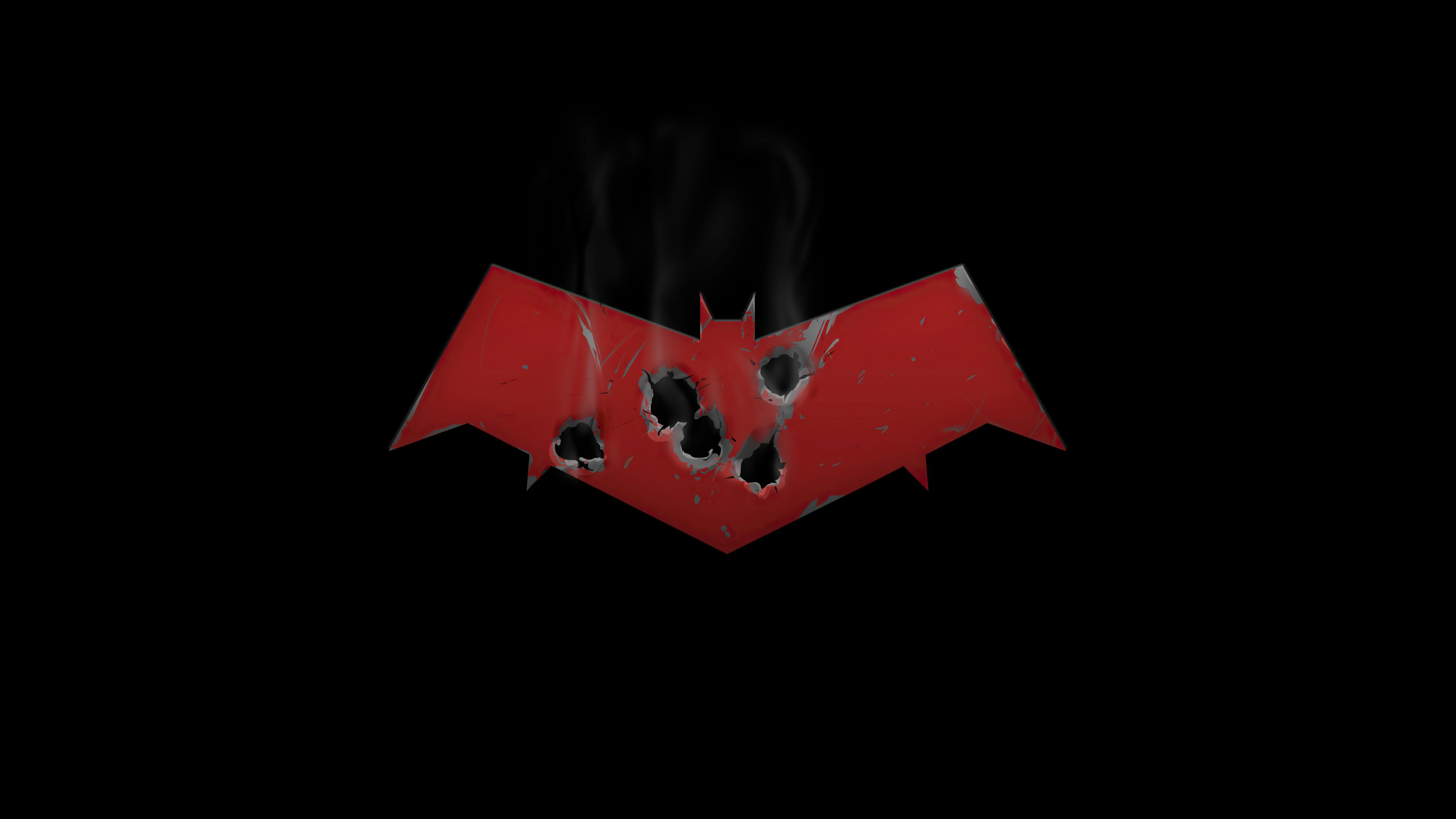 Red Batman Logo Wallpapers - Top Free Red Batman Logo Backgrounds ...