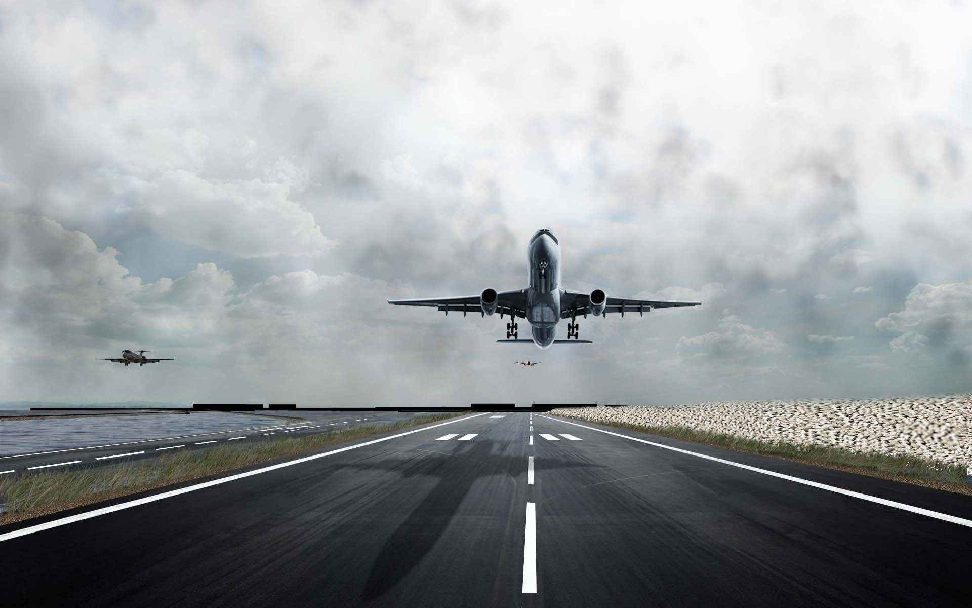 Airplane Runway Wallpapers - Top Free Airplane Runway Backgrounds ...