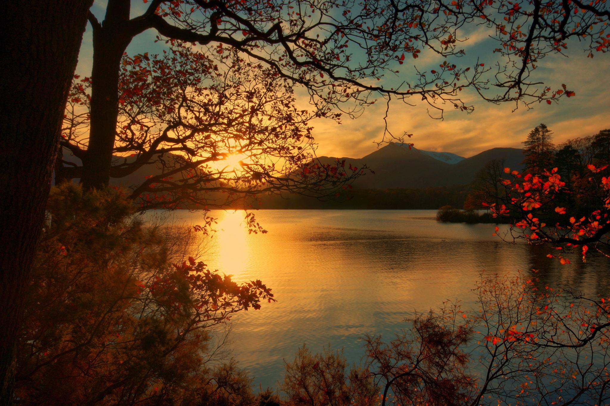 Beautiful Mountain Sunset Wallpapers - Top Free Beautiful Mountain ...