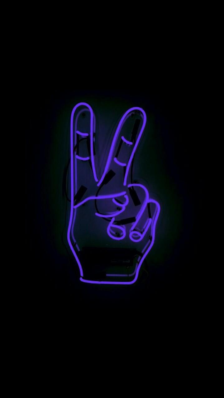 Neon Peace Wallpapers - Top Free Neon Peace Backgrounds - WallpaperAccess