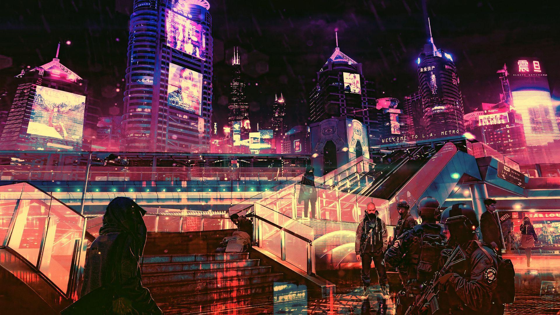 Futuristic Cyberpunk Wallpapers - Top Free Futuristic Cyberpunk ...