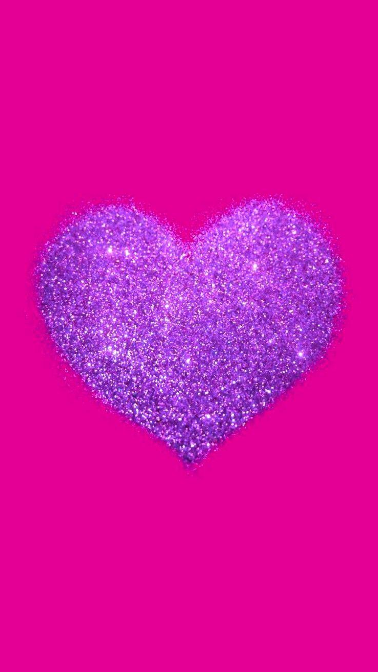 Purple Glitter Hearts Wallpapers - Top Free Purple Glitter Hearts ...