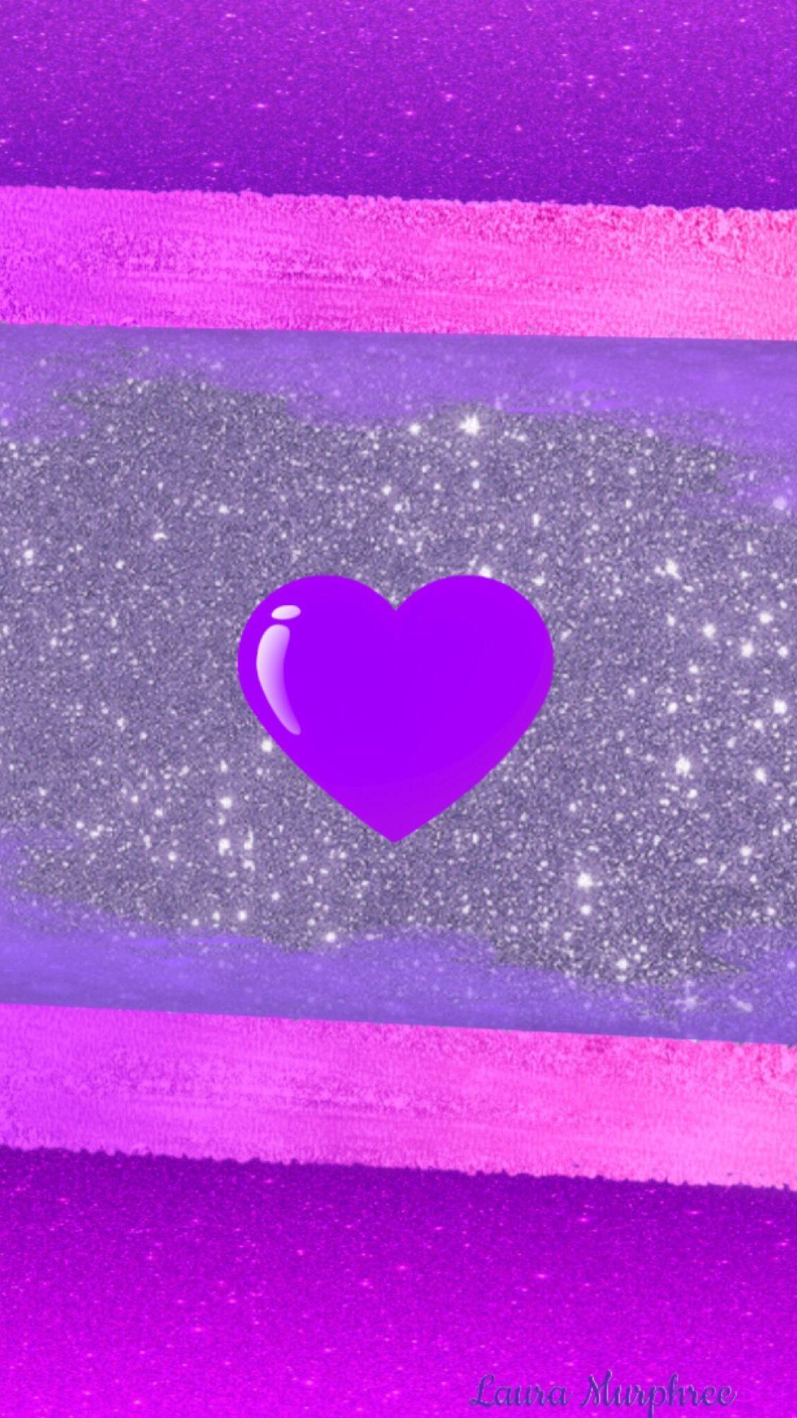 Purple Glitter Hearts Wallpapers - Top Free Purple Glitter Hearts ...