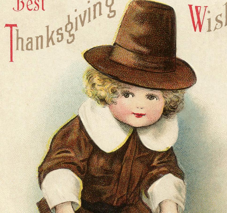 Cute Thanksgiving Pilgrim Wallpapers - Top Free Cute Thanksgiving ...