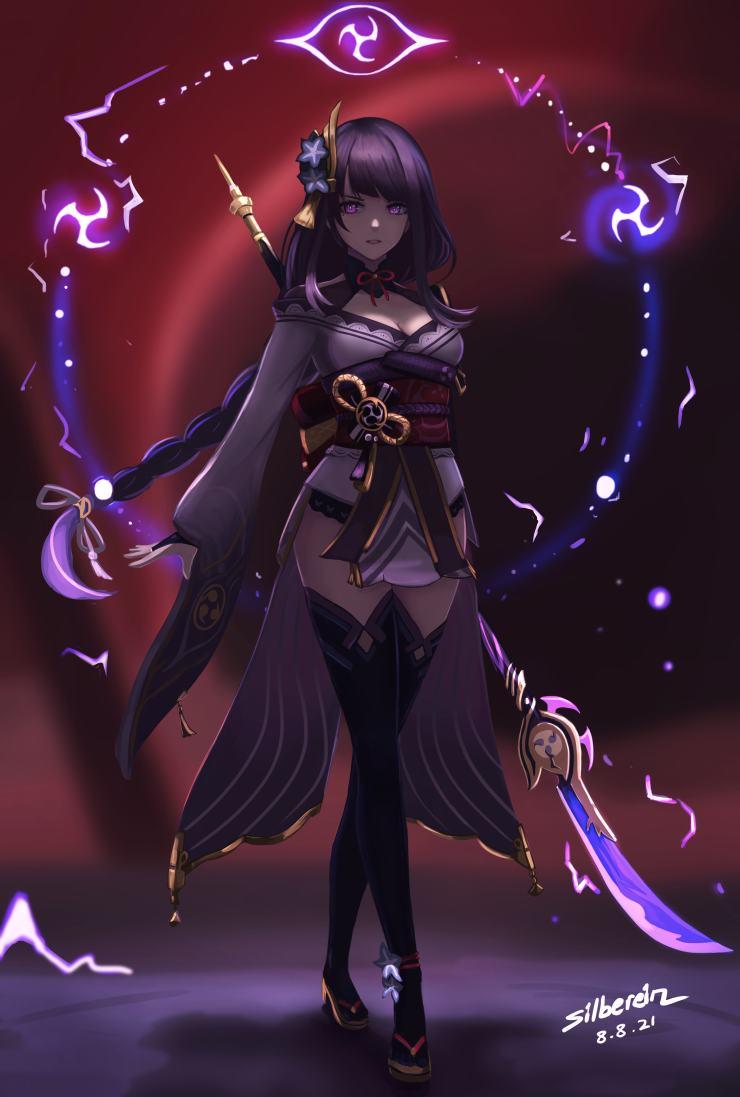 Baal Genshin Impact Wallpapers Top Free Baal Genshin Impact Backgrounds Wallpaperaccess