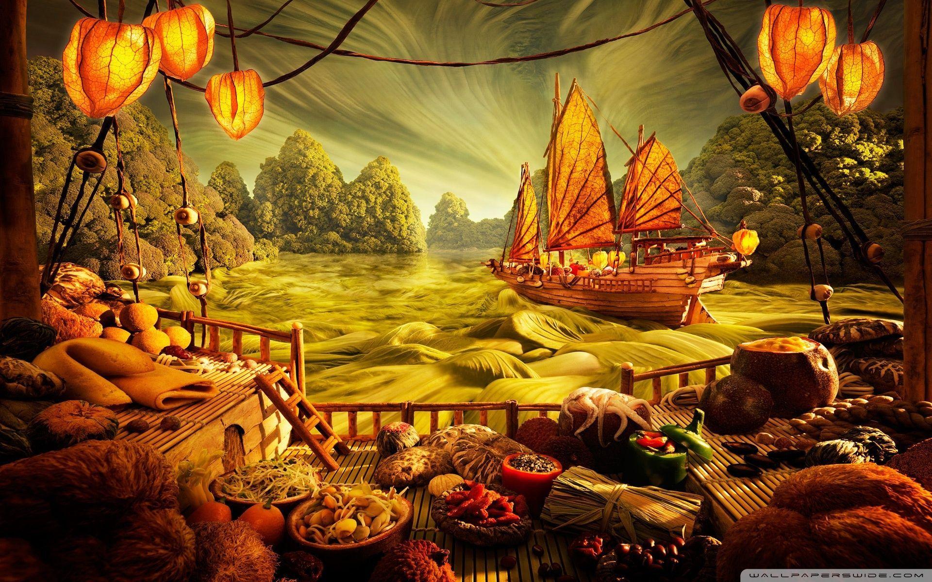 Food Art Wallpapers - Top Free Food Art Backgrounds - WallpaperAccess